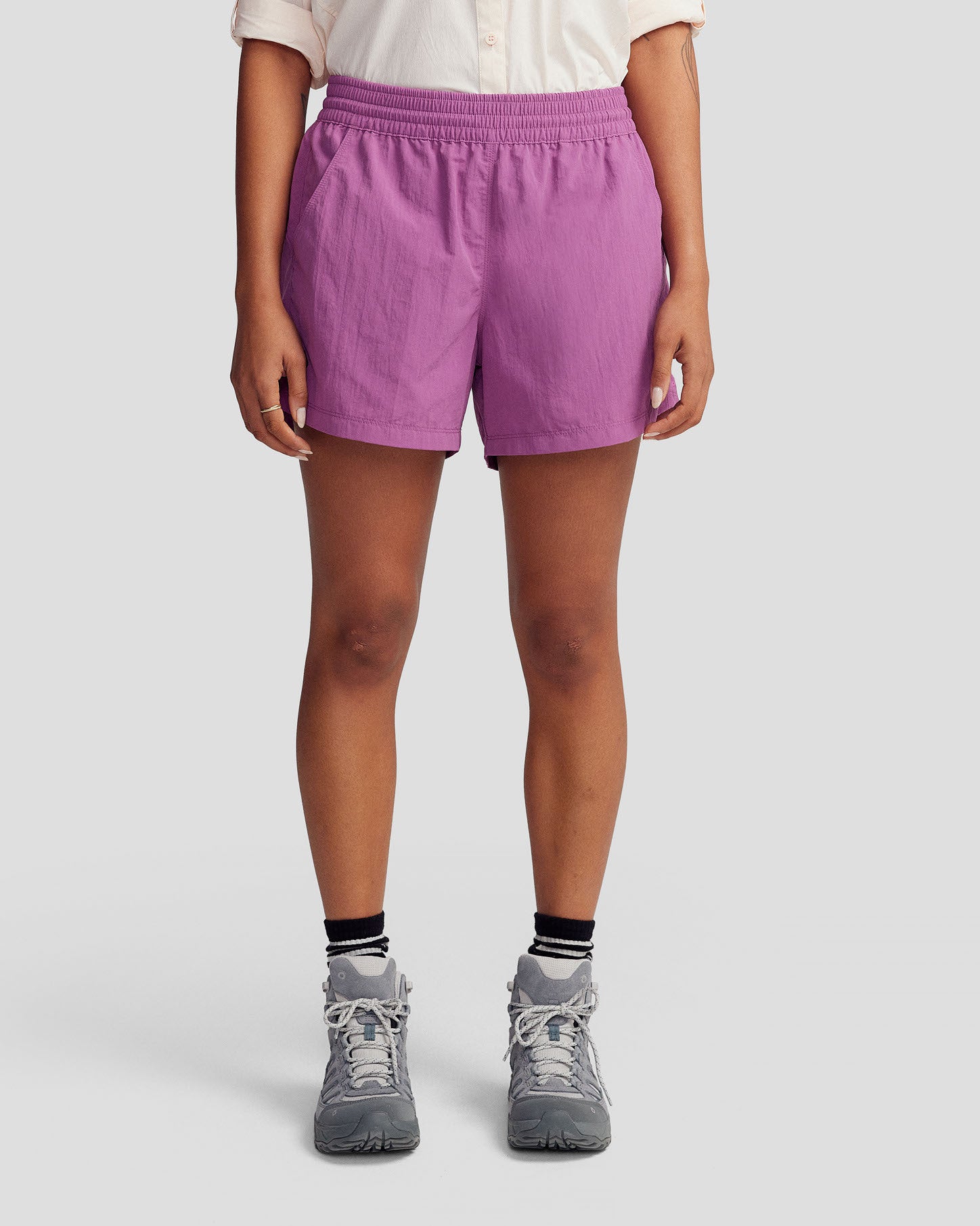 Women's EVRY-Day 4" Shorts - Washed Berry – Kathmandu AU