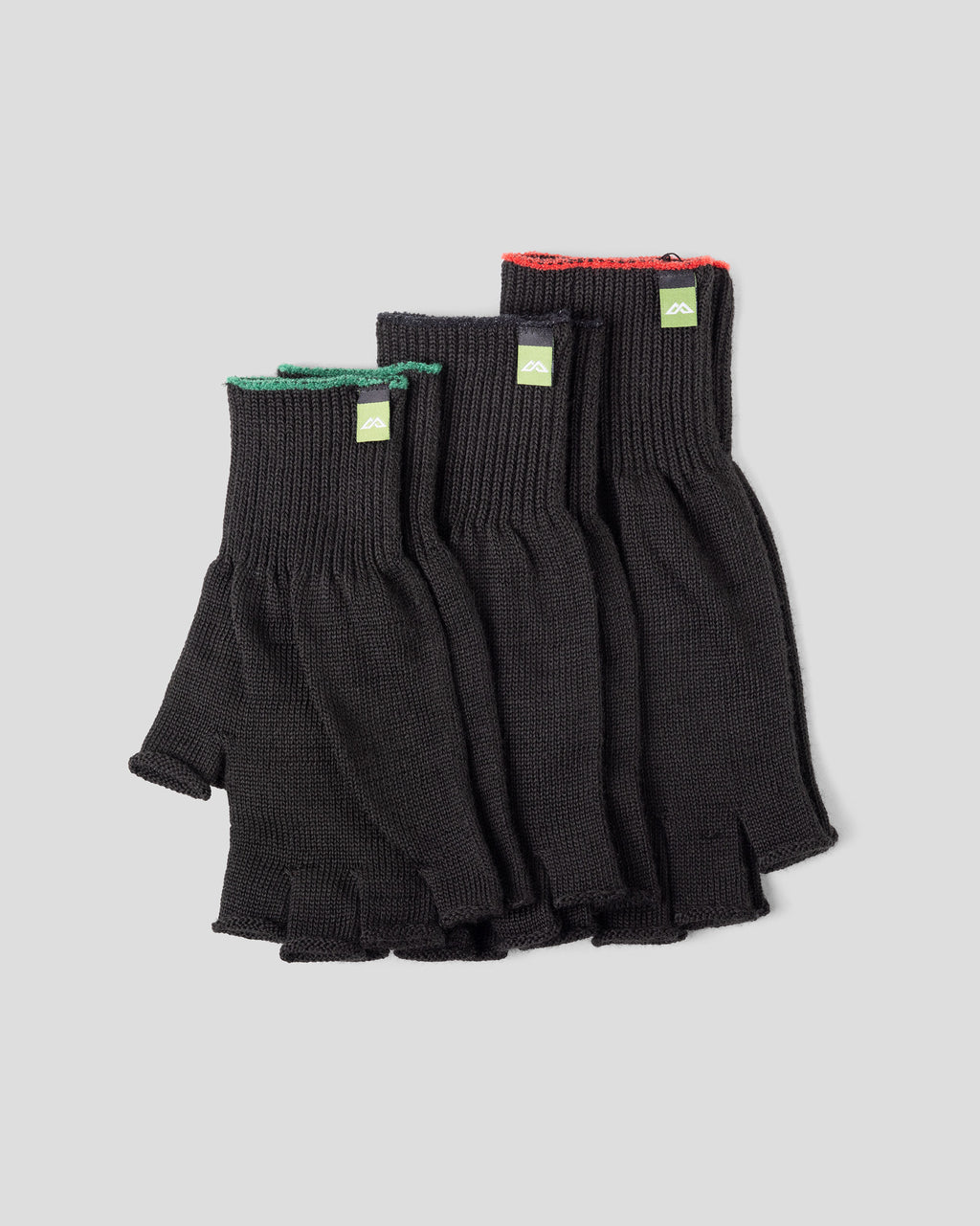 Polypro Fingerless Gloves - Black/Black – Kathmandu AU