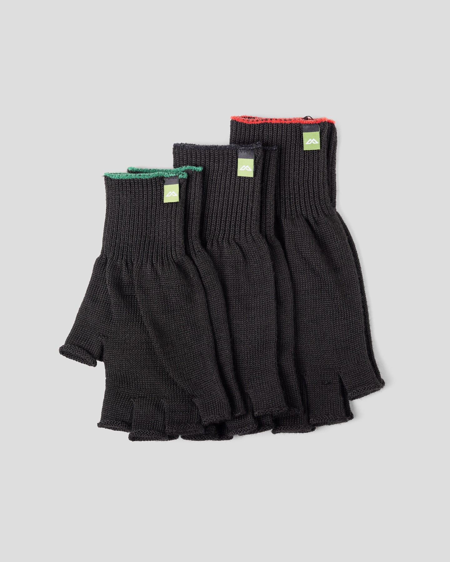 Polypro Fingerless Gloves - Black/Black – Kathmandu AU