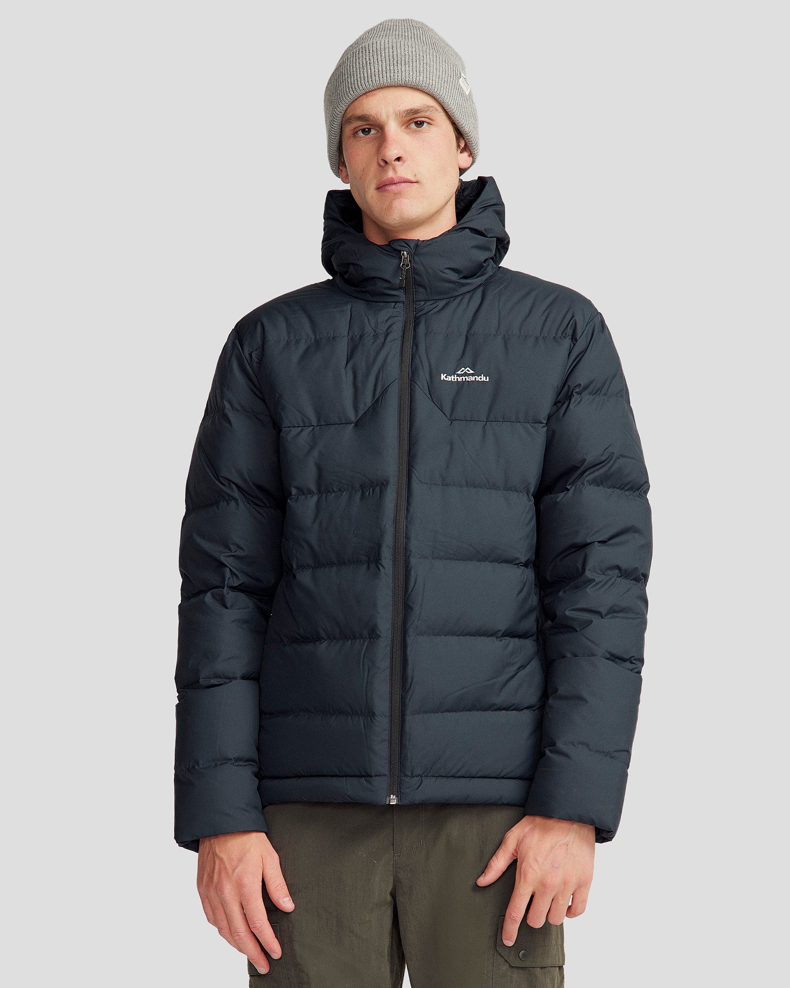 Men's Epiq Hooded Down Jacket - Black – Kathmandu AU