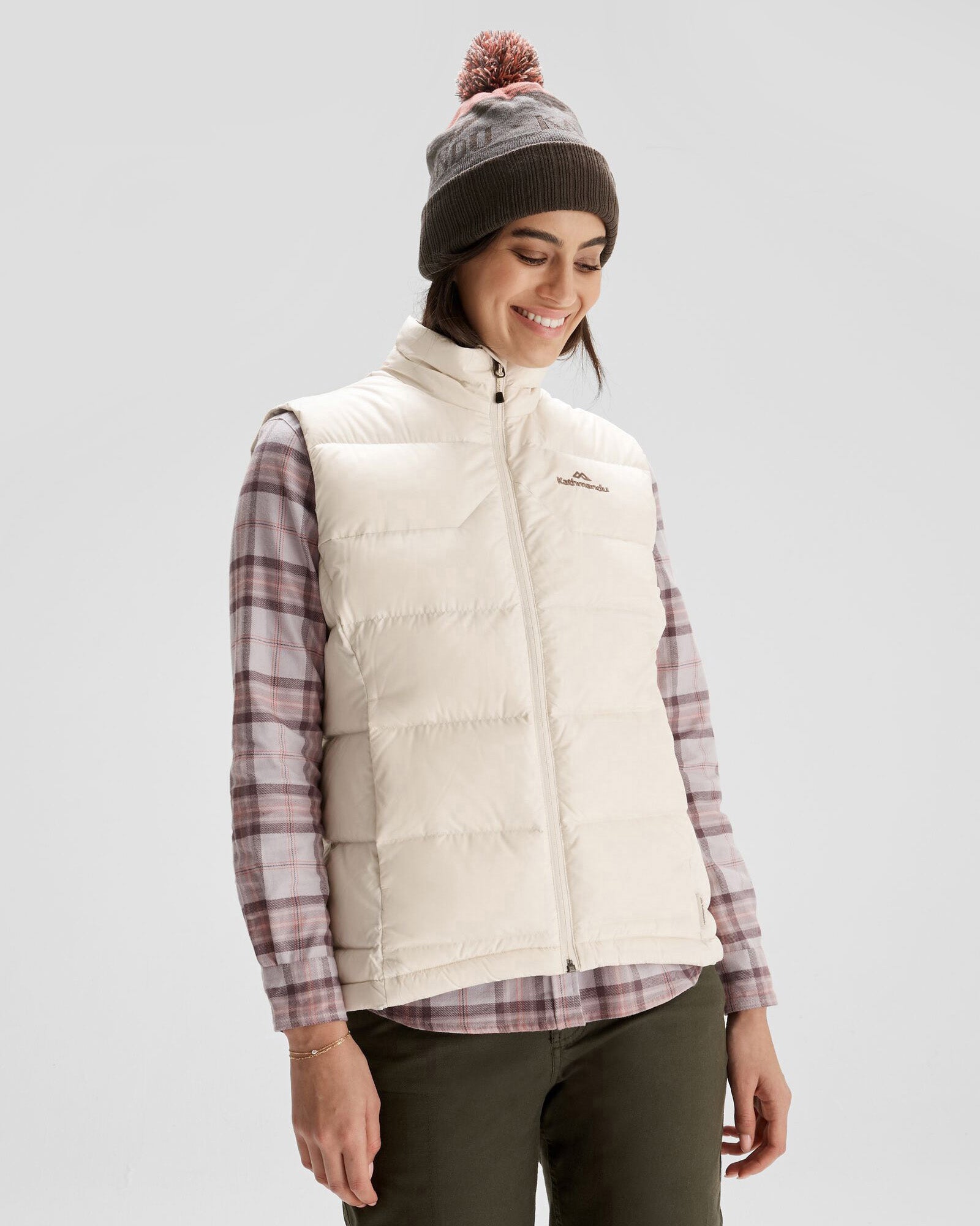 Women's Epiq Down Vest - Natural – Kathmandu AU