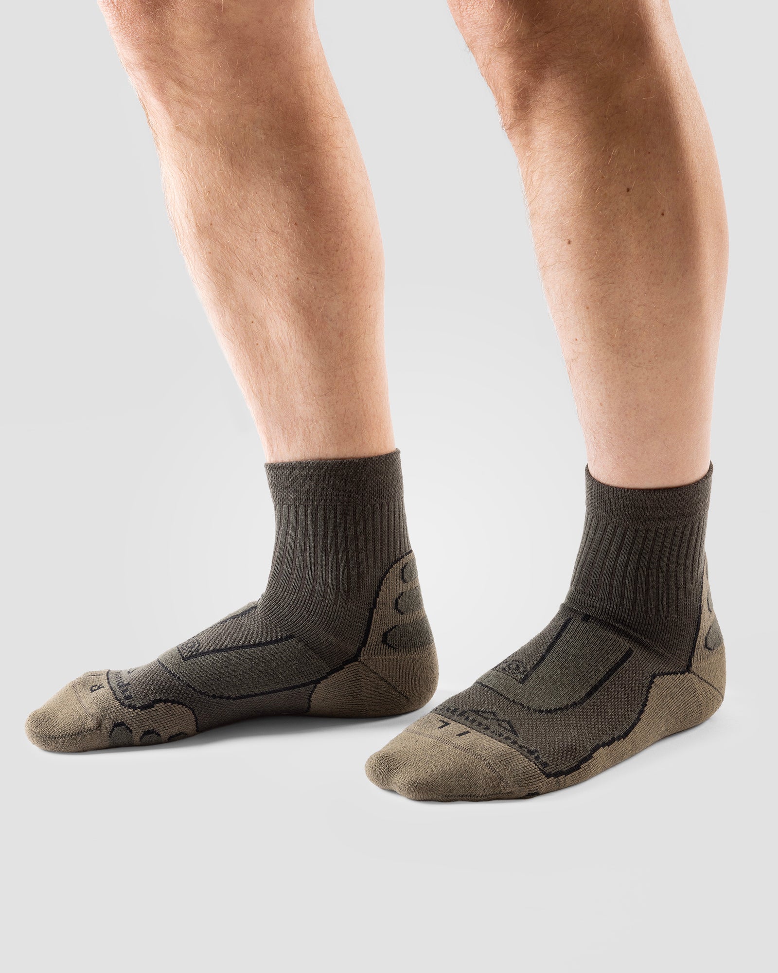 NuYarn Ergonomic 1/4 Crew Hike Socks - Deep Forest – Kathmandu AU