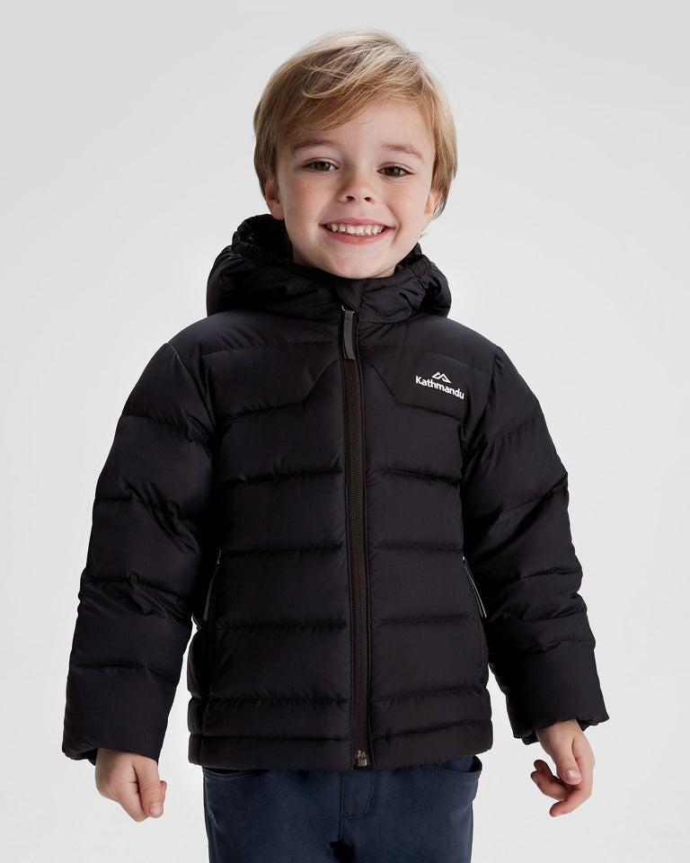 Kids' Epiq Down Jacket - Black/Black – Kathmandu AU