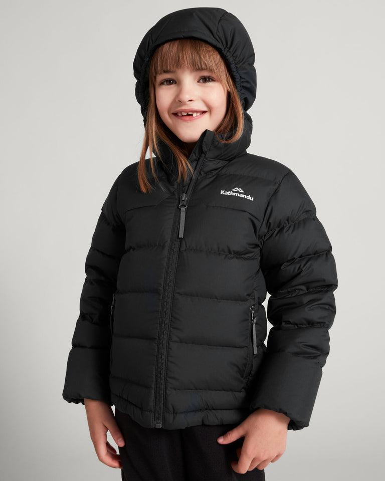 Kids' Epiq Down Jacket - Black – Kathmandu AU