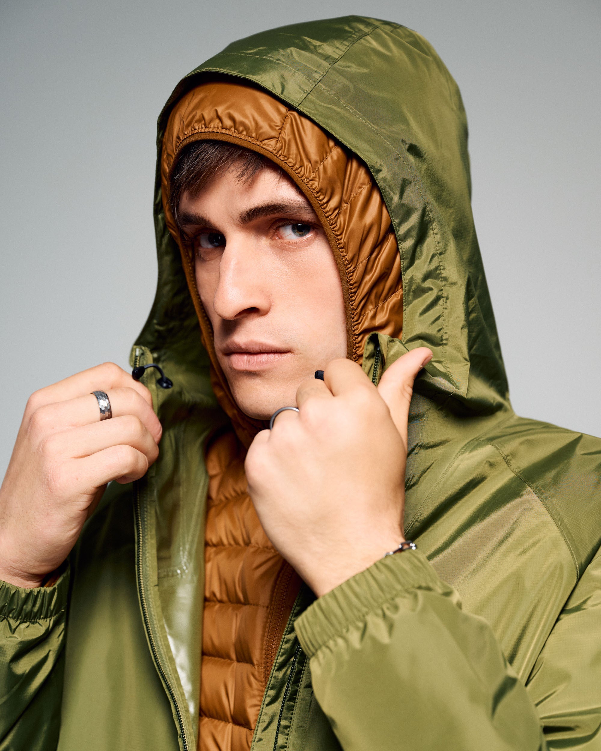 Men's Pocket-it 2L Rain Jacket v4 - Dark Fern – Kathmandu AU