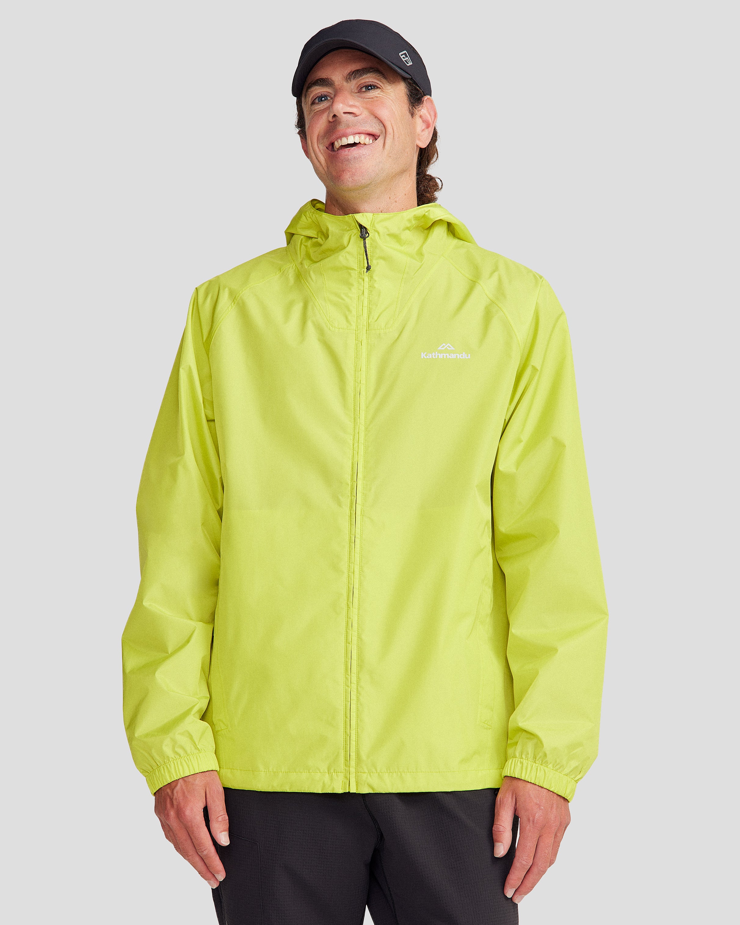 Pocket-it 2L Men's Rain Jacket v4 - Bright Moss – Kathmandu AU