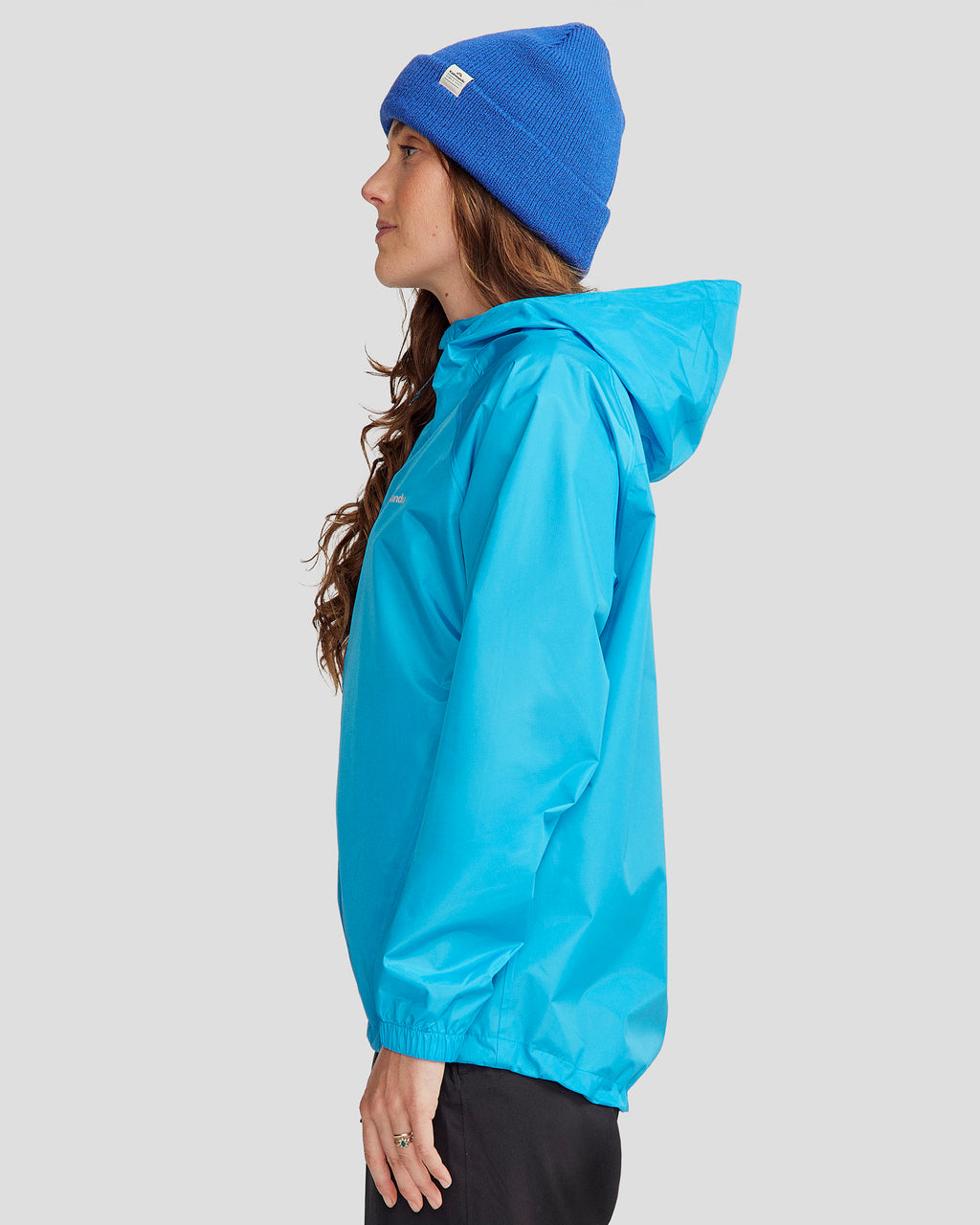 Women's Pocket-it 2-layer Rain Jacket - Sea Blue – Kathmandu AU
