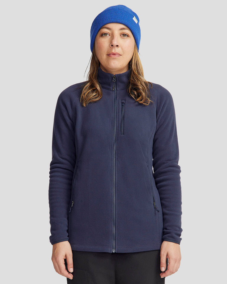 Women's Ridge 100 PrimaLoft Bio Fleece Jacket - Pure Navy – Kathmandu AU