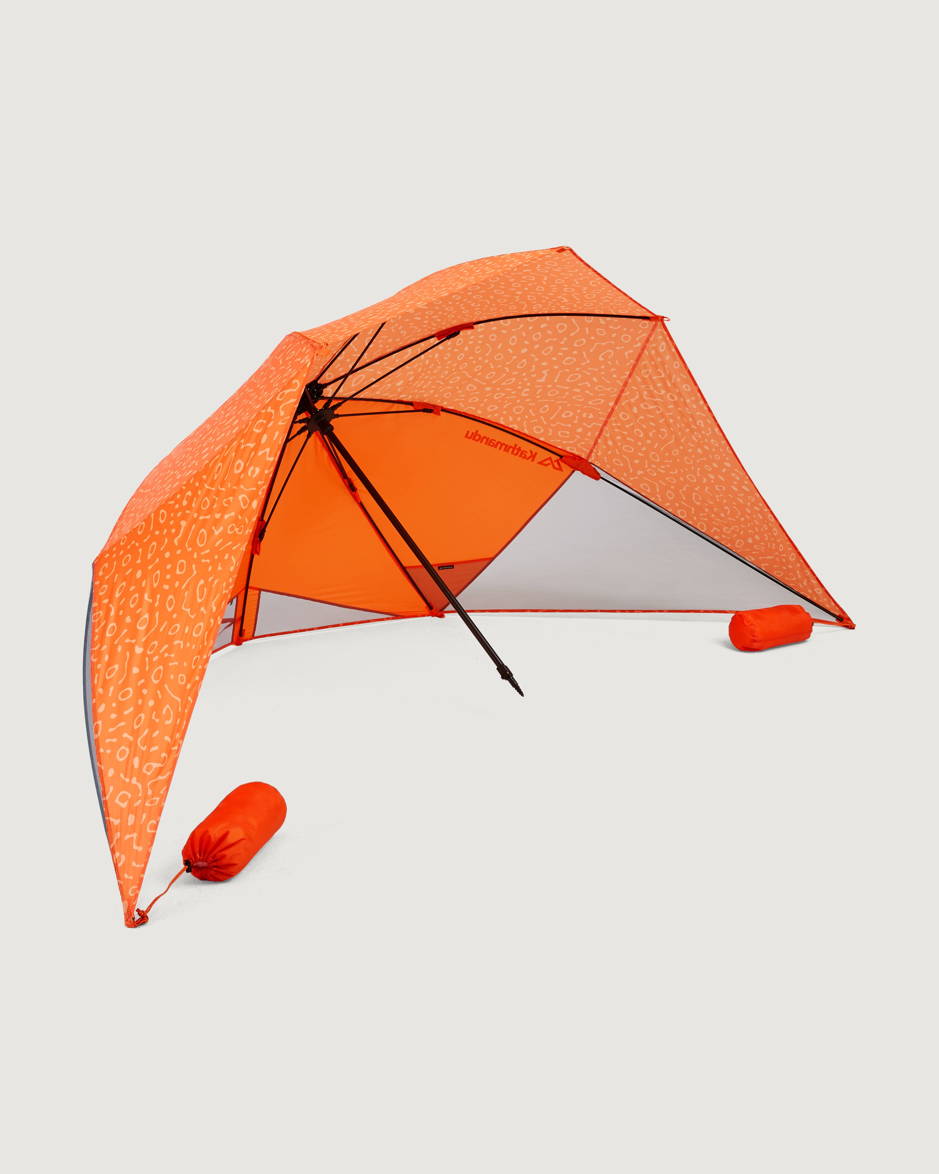 Retreat Umbrella Beach Shelter - Alpenglow/Lolly Manta Print – Kathmandu AU