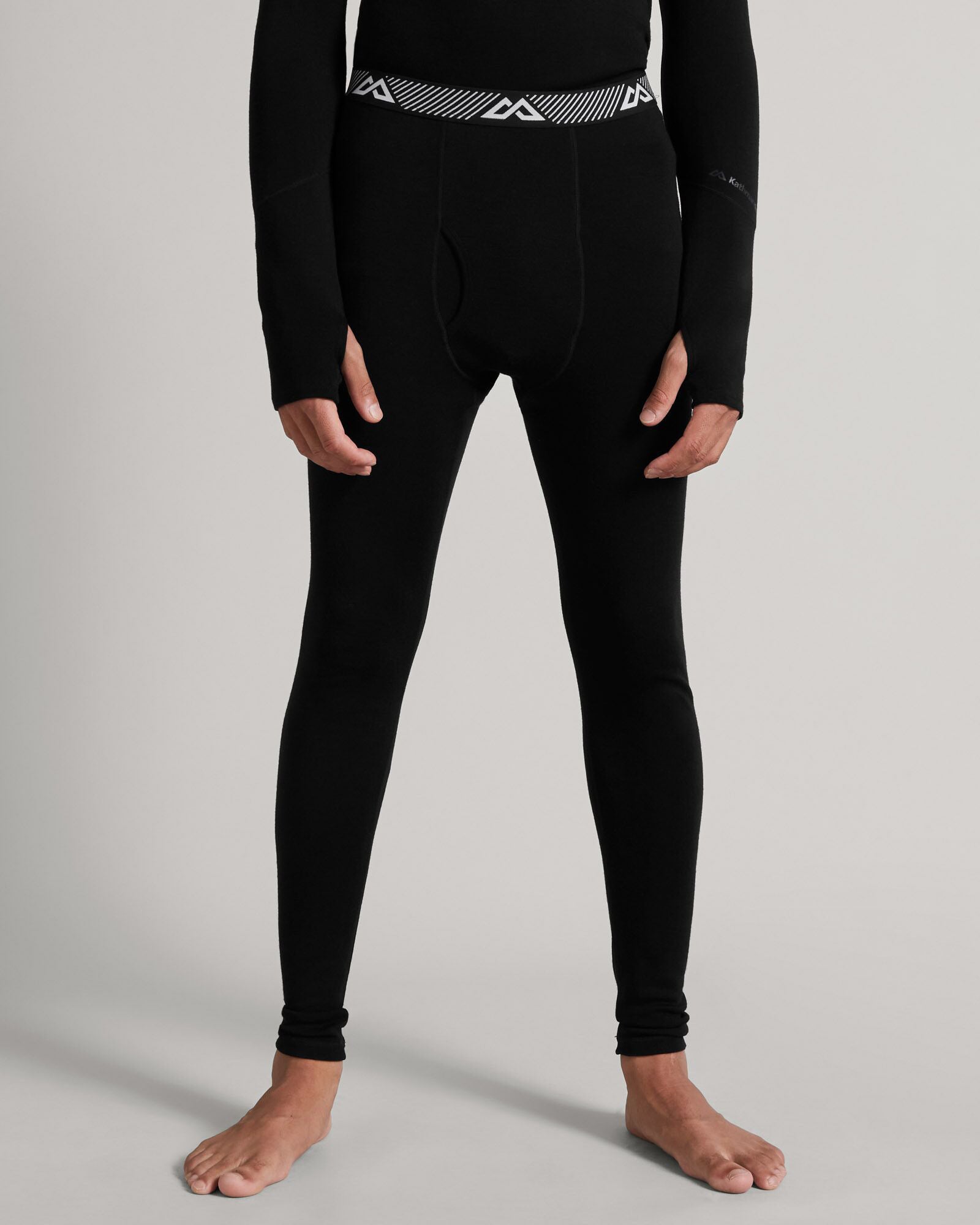 Men's KMDMerino Baselayer Long John Pants - Black – Kathmandu AU