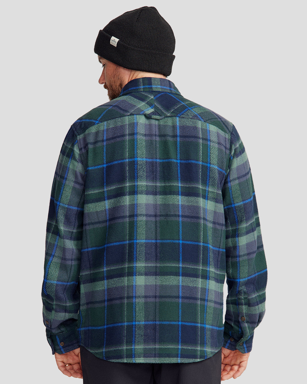 Men's Huntly Long Sleeve Shirt - Hut Plaid Deep Forest – Kathmandu AU