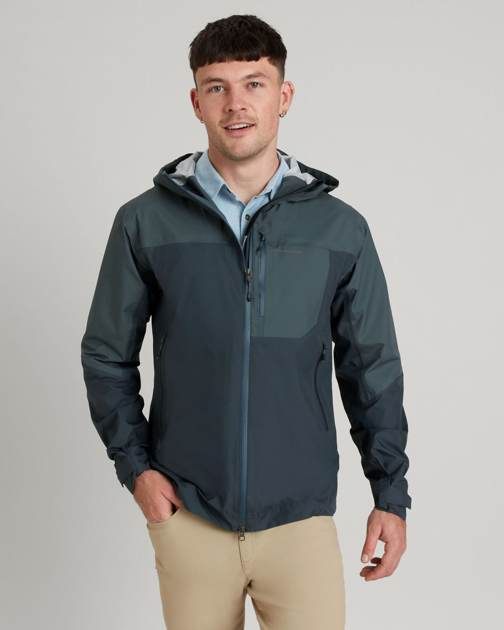 Men's STORM-Chaser 3-layer Rain Jacket - Night/Light Night – Kathmandu AU