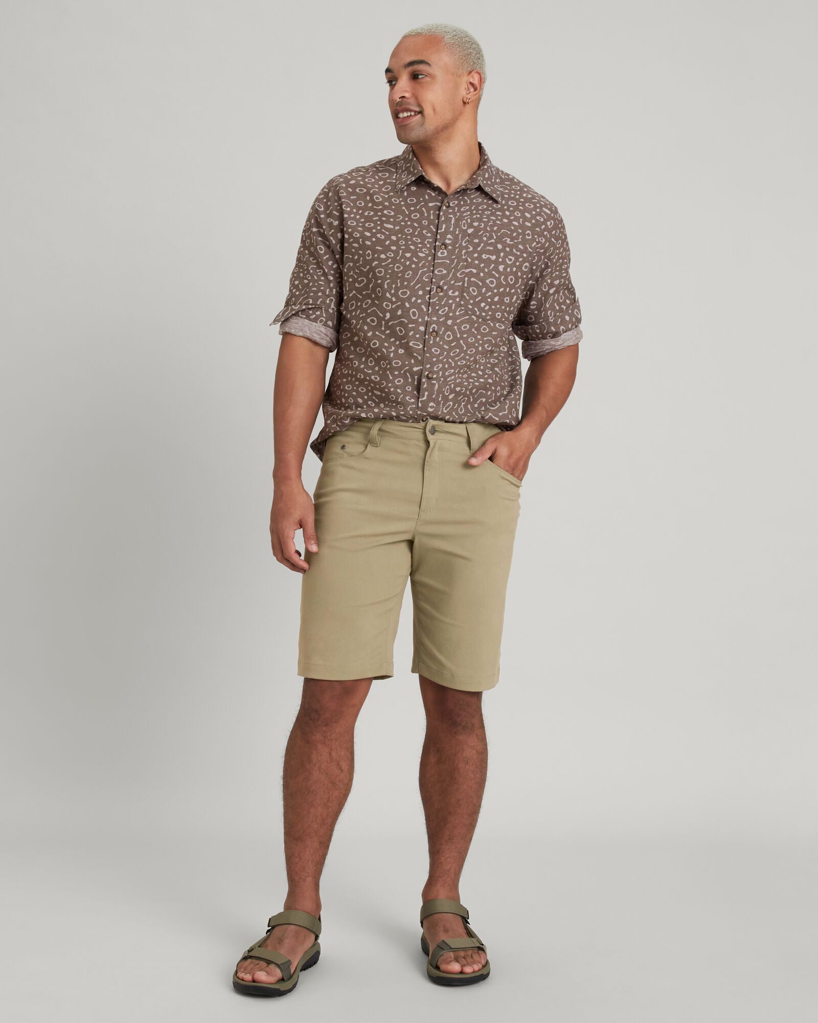 Men's Flight Shorts - Olive Grey – Kathmandu AU