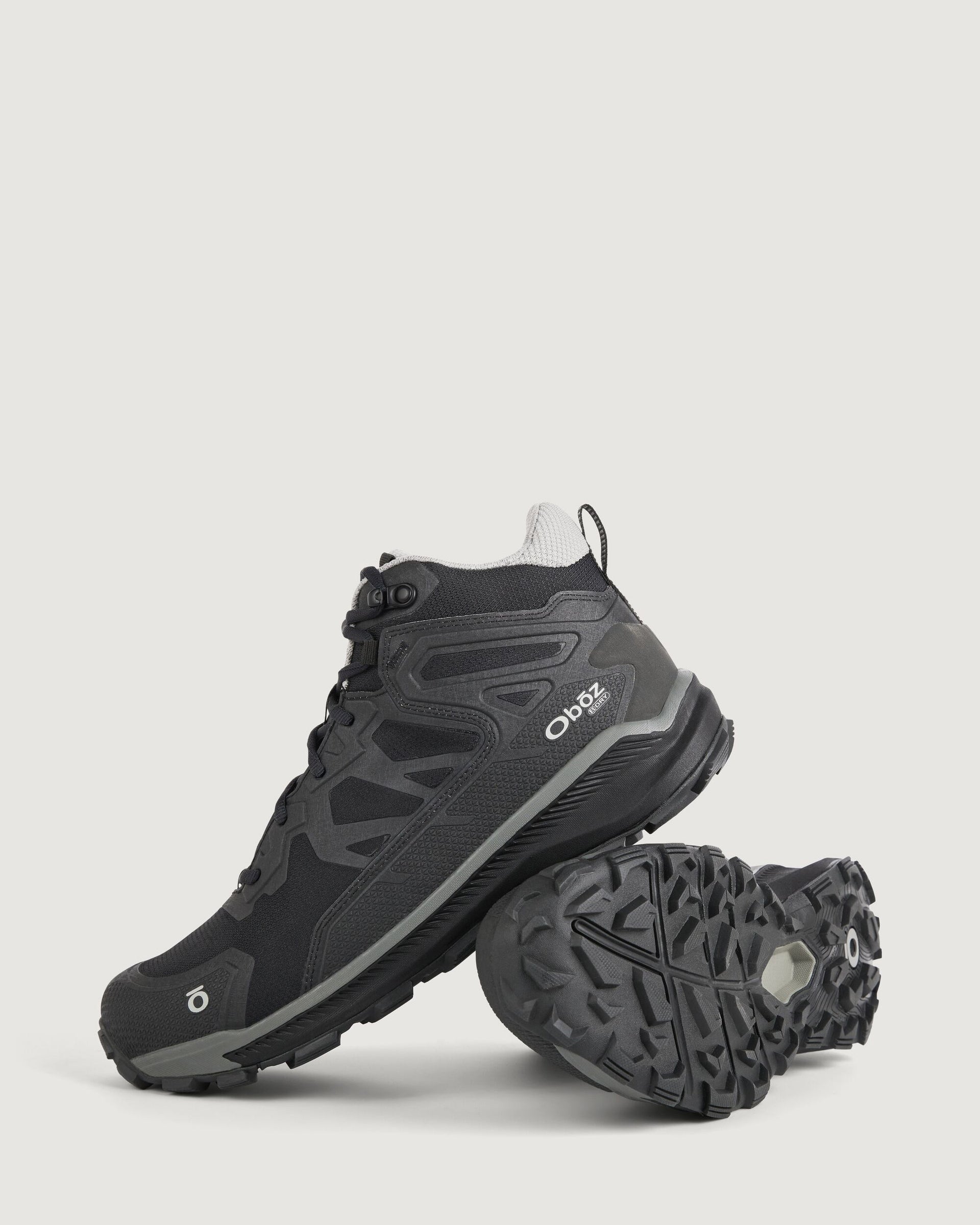 Men's Oboz Katabatic Waterproof Mid Hiking Boots - Black Sea – Kathmandu AU