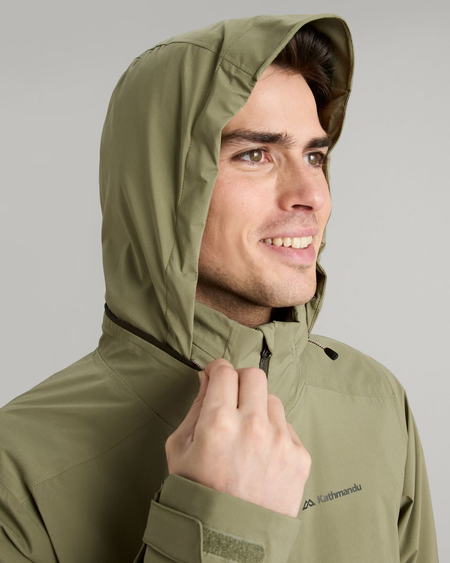 Men's Trailhead Stretch 2.5-layer Rain Parka - Beech – Kathmandu AU