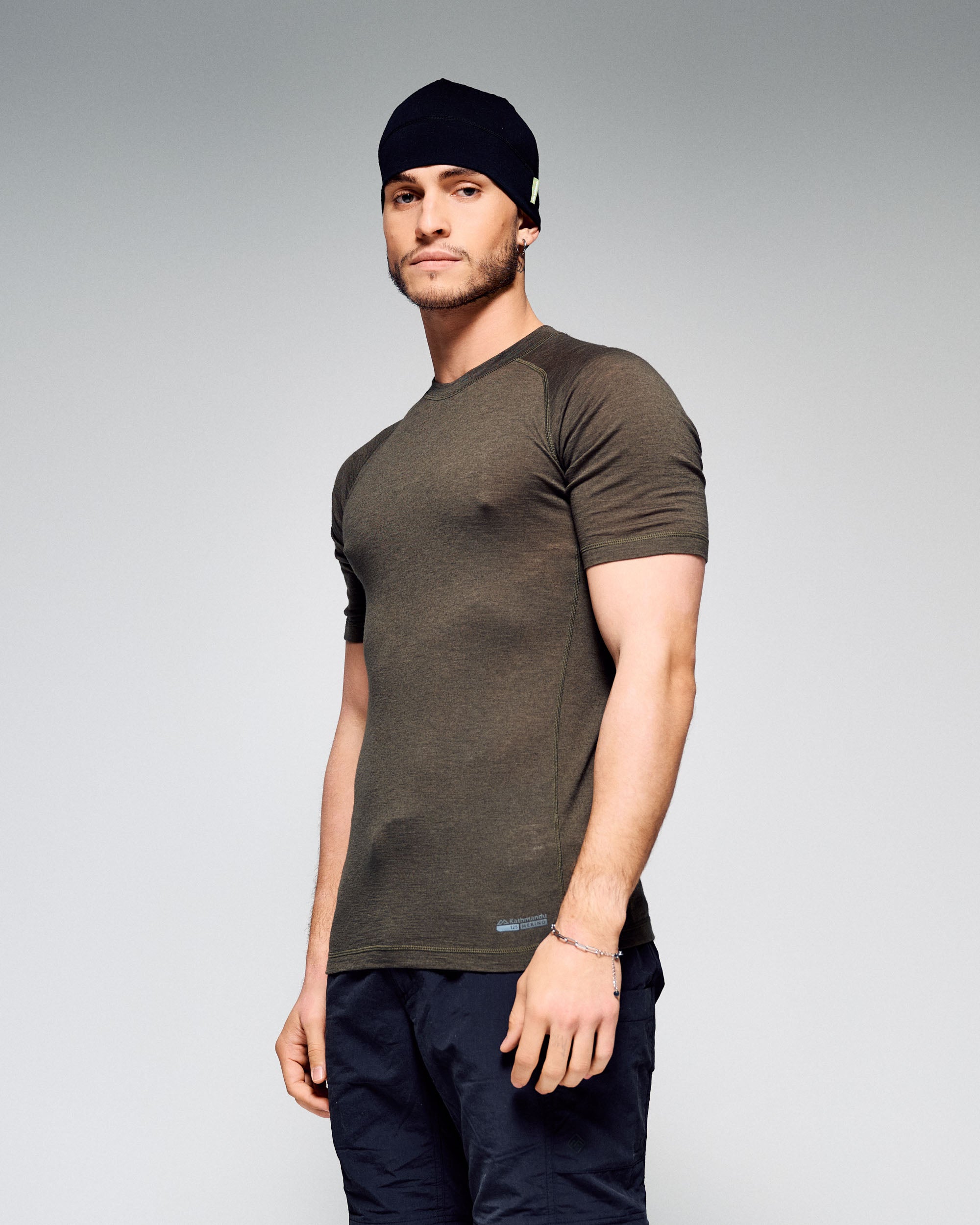 Men's K-Merino 125 Baselayer S/S Tee - Light Moss – Kathmandu AU