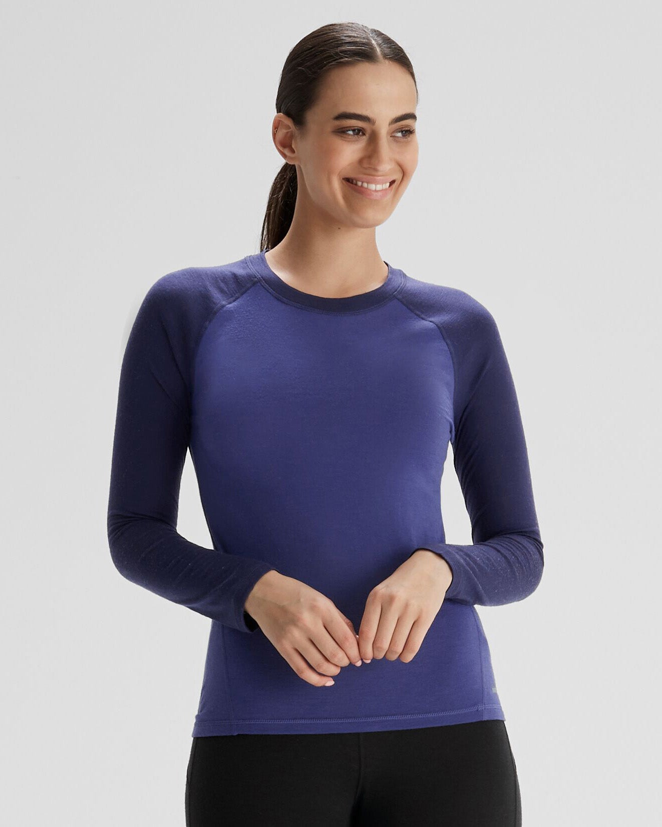 Women's K-Merino 125 Baselayer Top - Horizon Line/Dark Horizon – Kathmandu AU