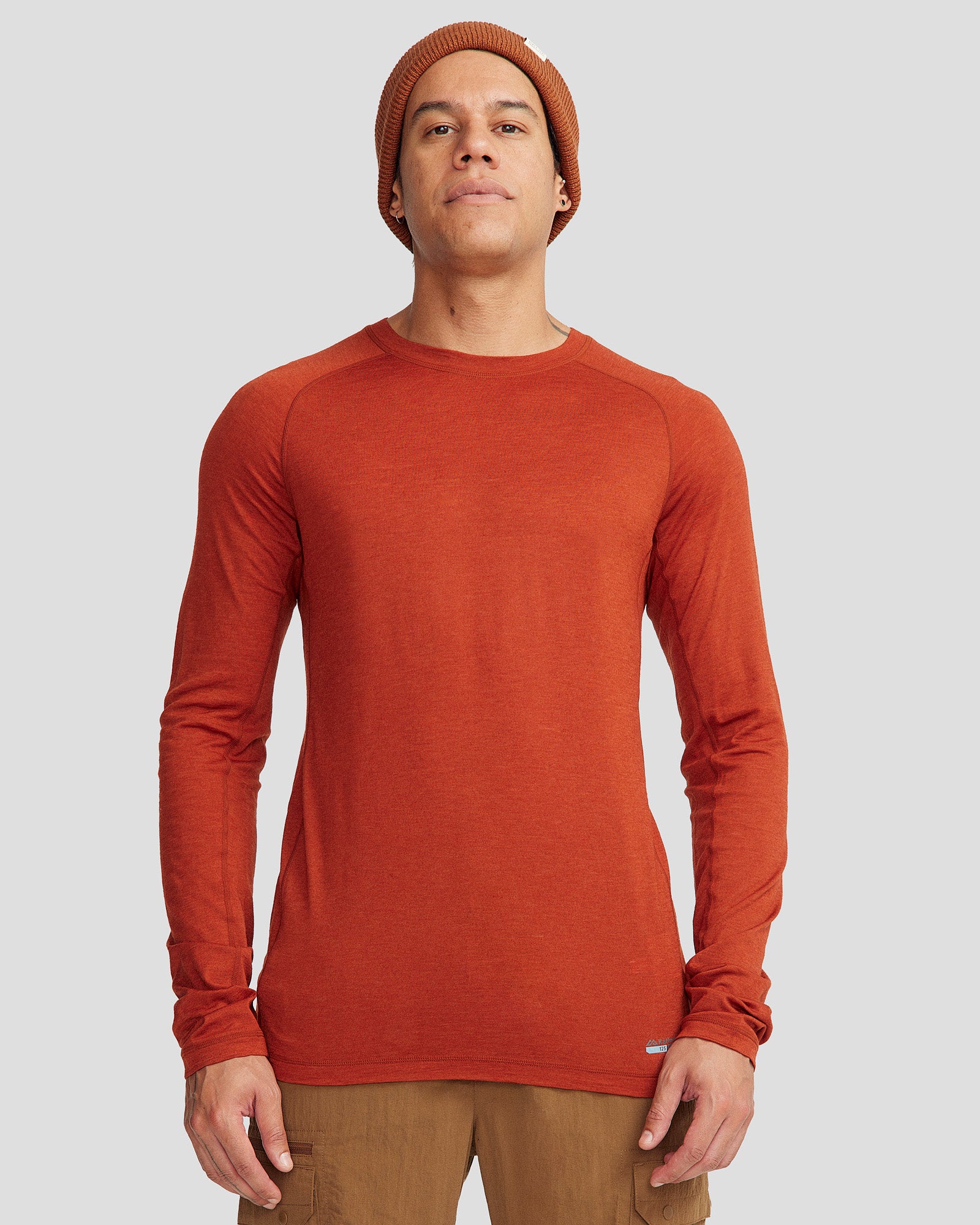 Men's K-Merino 125 Baselayer Top - Redwood – Kathmandu AU