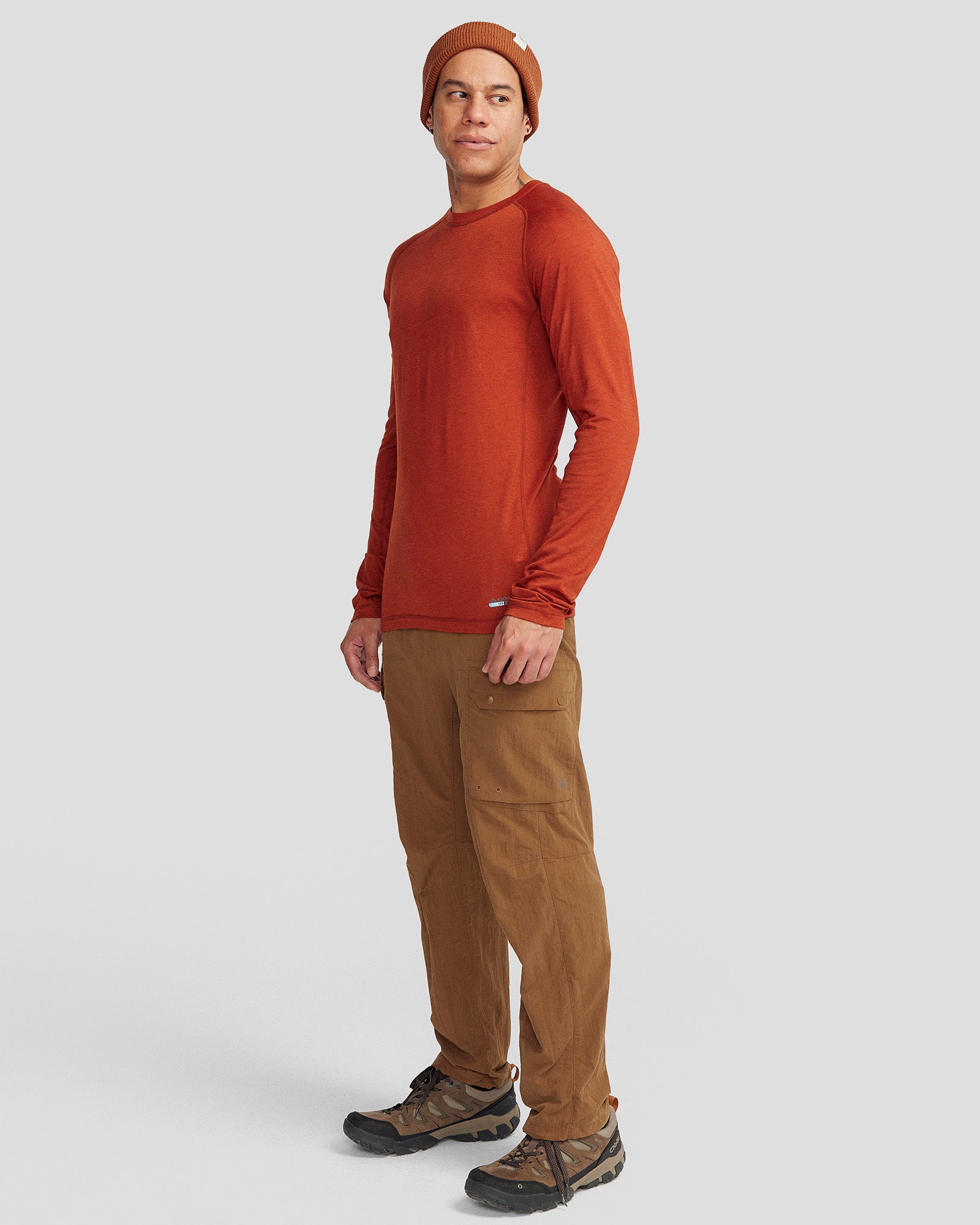 Men's K-Merino 125 Baselayer Top - Redwood – Kathmandu AU