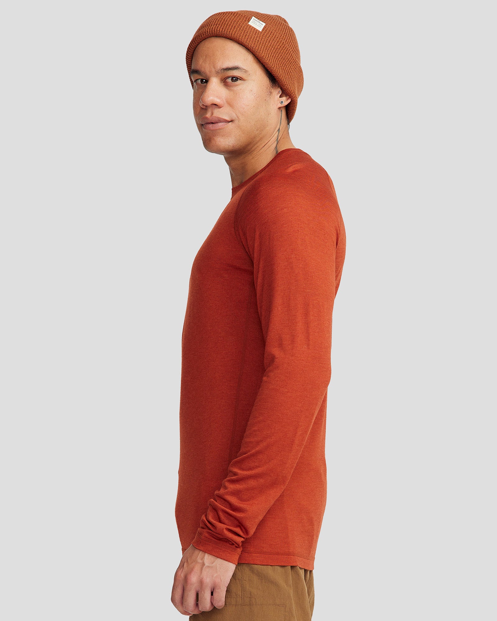 Men's K-Merino 125 Baselayer Top - Redwood – Kathmandu AU