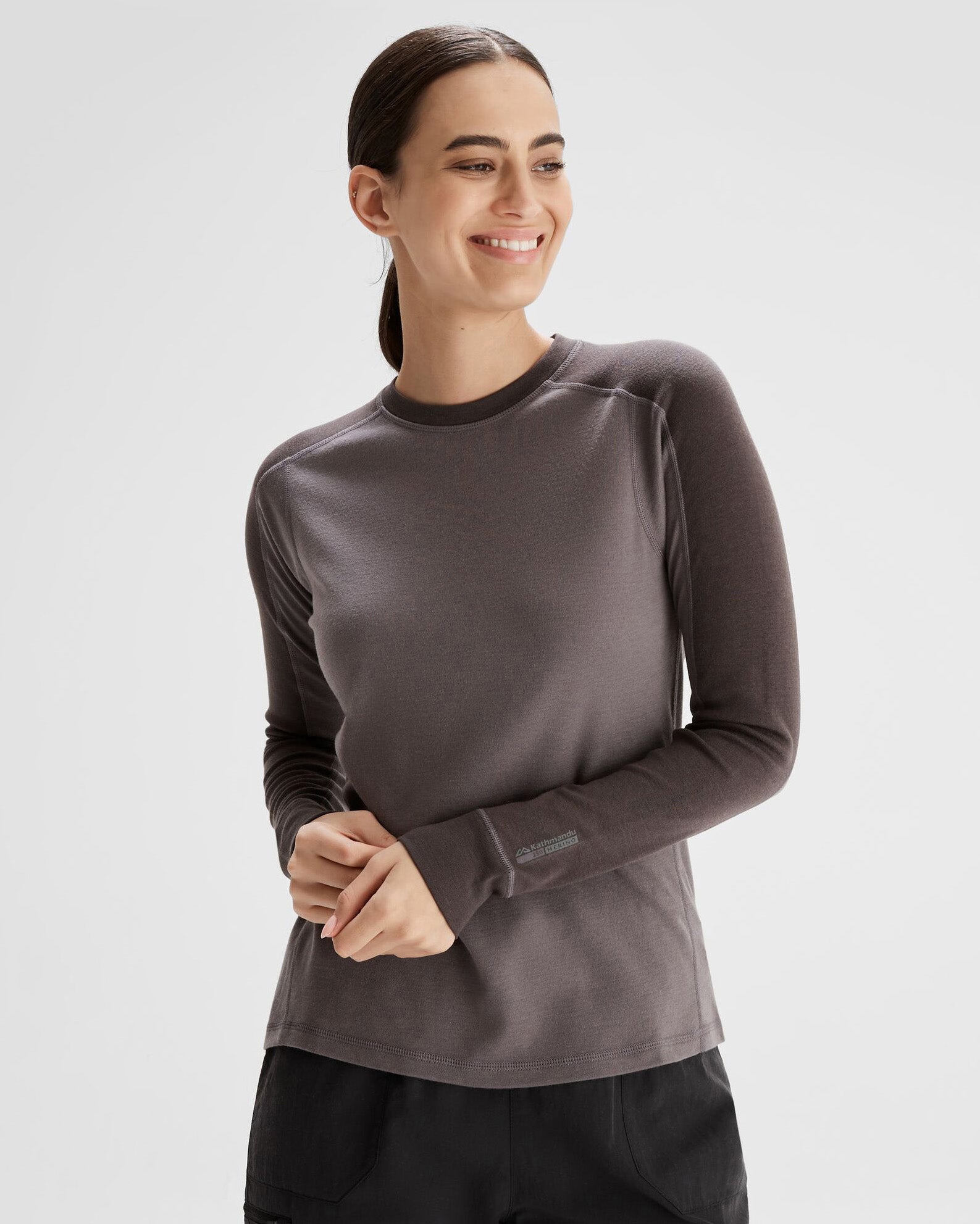 Women's K-Merino 250 Long Sleeve Top - Light Quartz/Dark Quartz ...