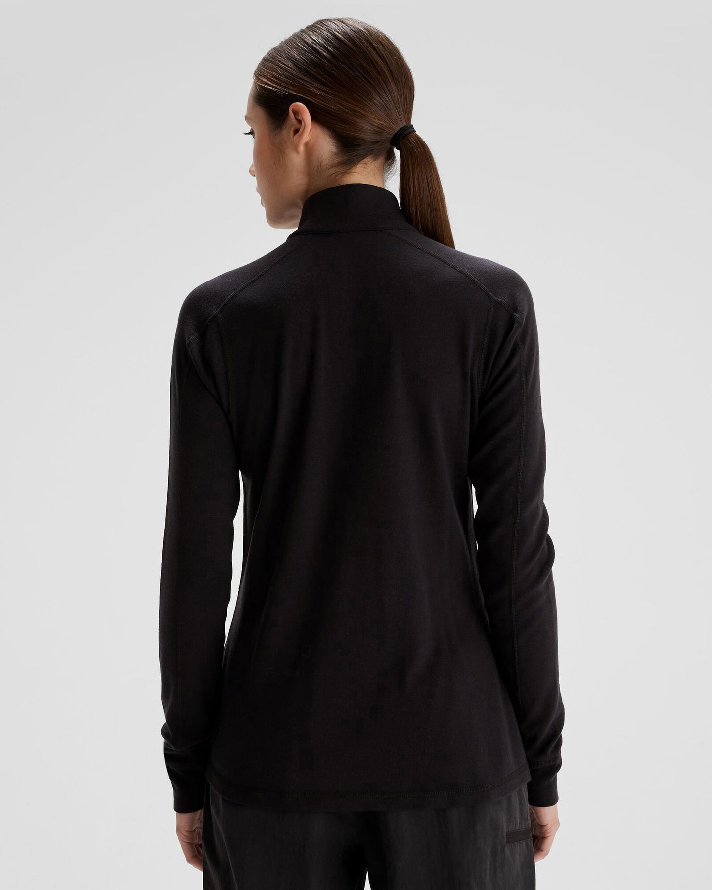 Women's K-Merino 250 Quarter Zip Top - Black Stingray – Kathmandu AU