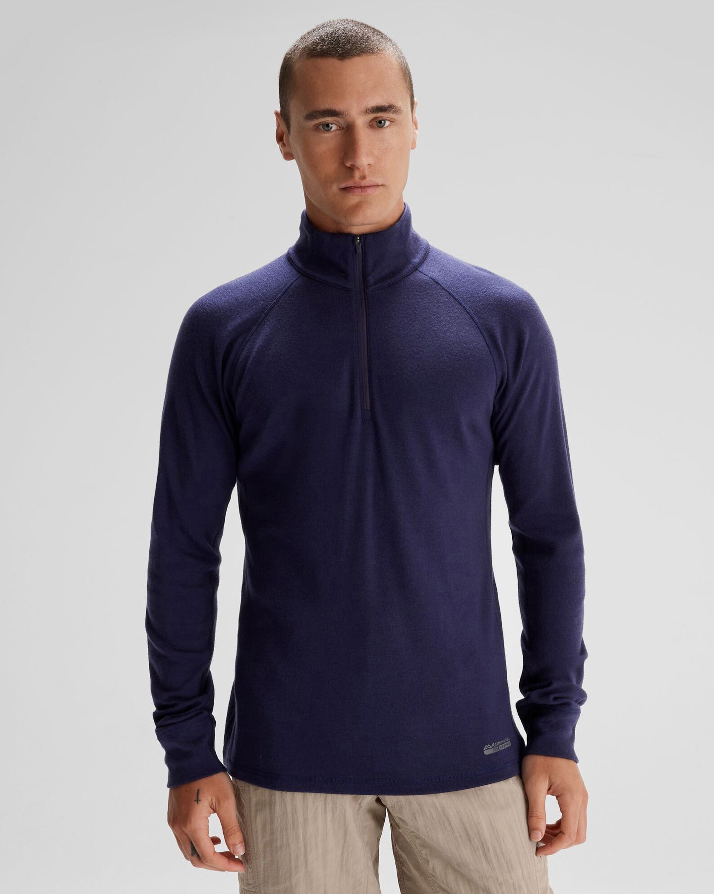 Men's K-Merino 250 Quarter Zip Long Sleeve - Dark Horizon – Kathmandu AU