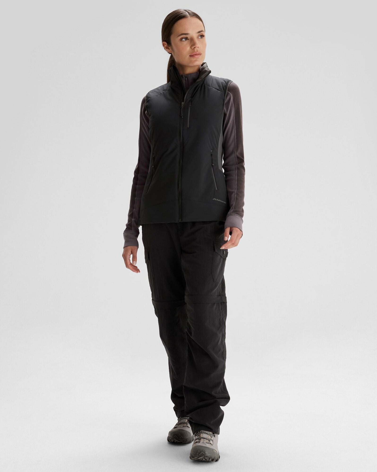 Women's Seeker PrimaLoft® Active Vest - Black Stingray – Kathmandu AU