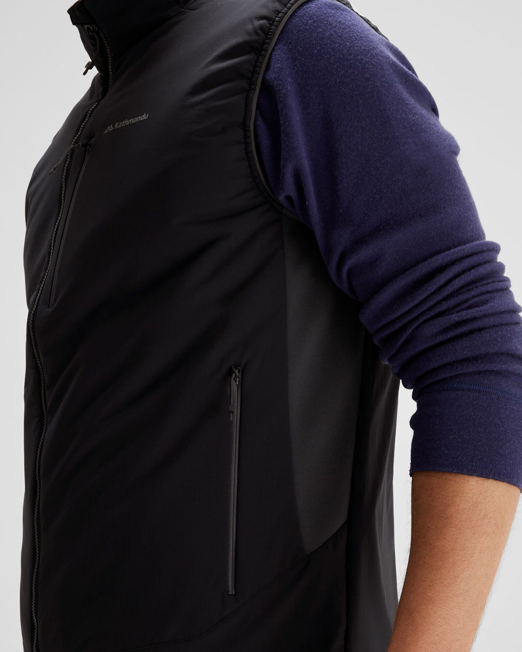 Men's Seeker PrimaLoft® Active Vest - Black Stingray – Kathmandu AU