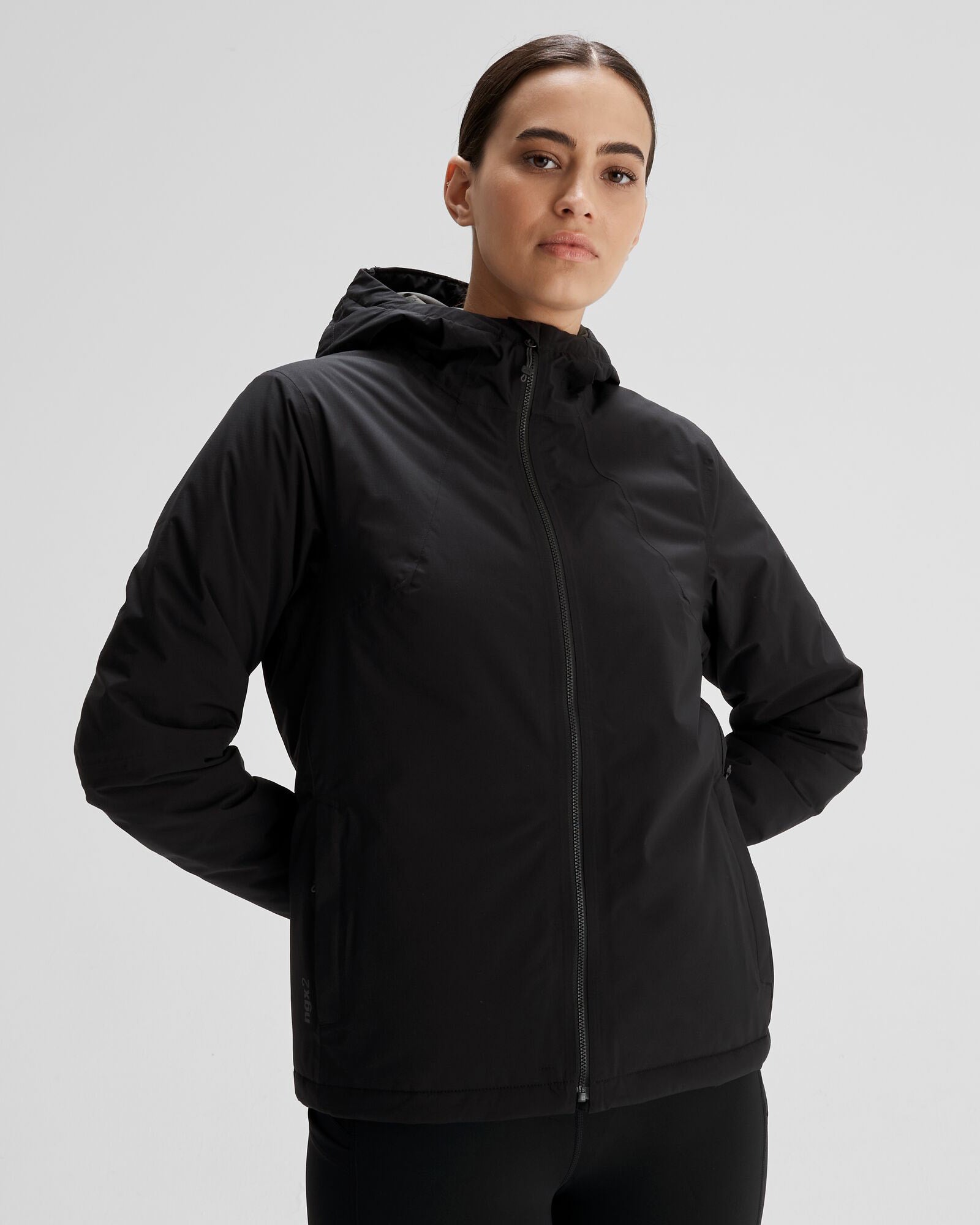Women's Trailhead 2L Insulated Rain Jacket - Black Stingray – Kathmandu AU