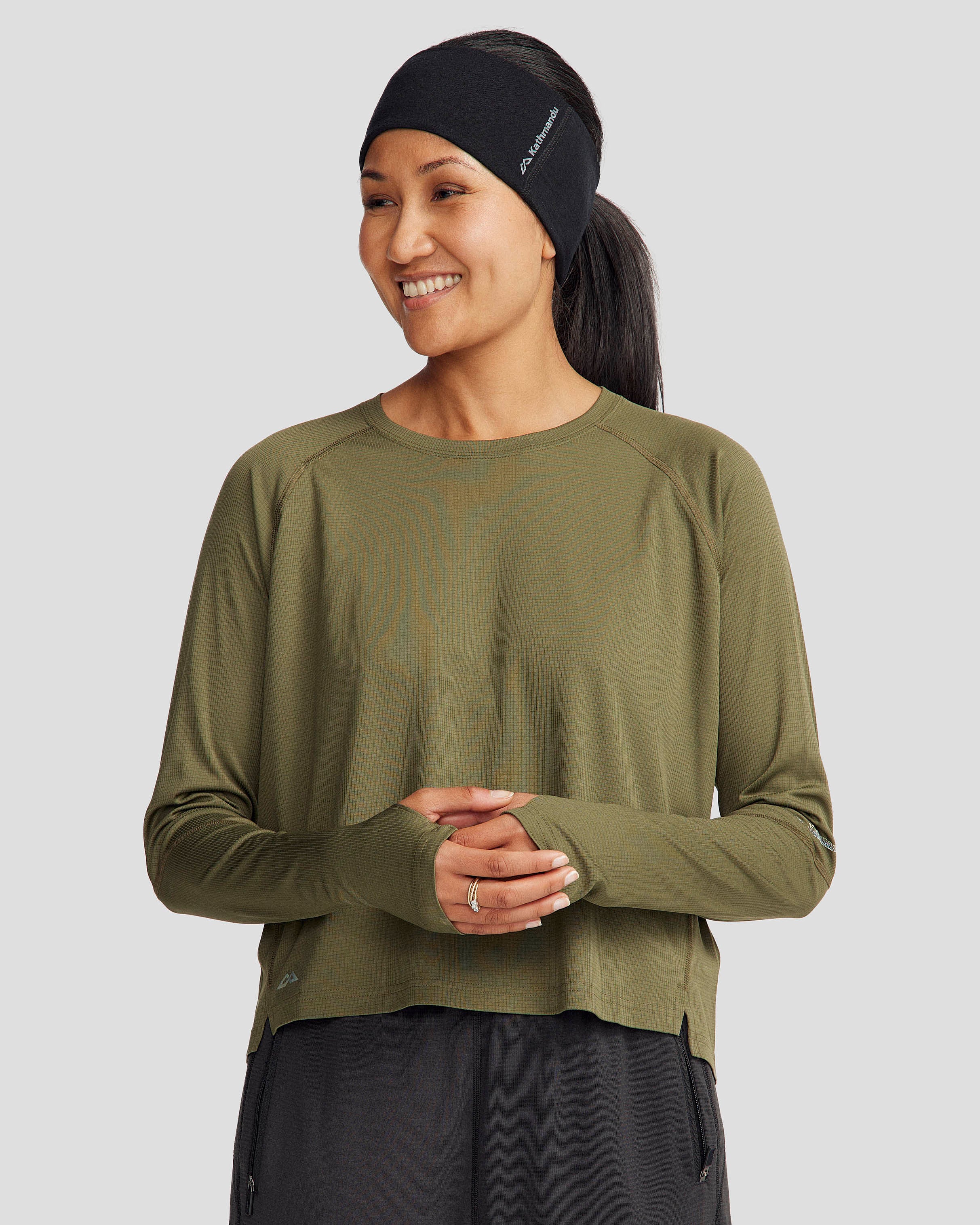 Women's SUN-Stopper LT Long Sleeve Top - Light Moss – Kathmandu AU