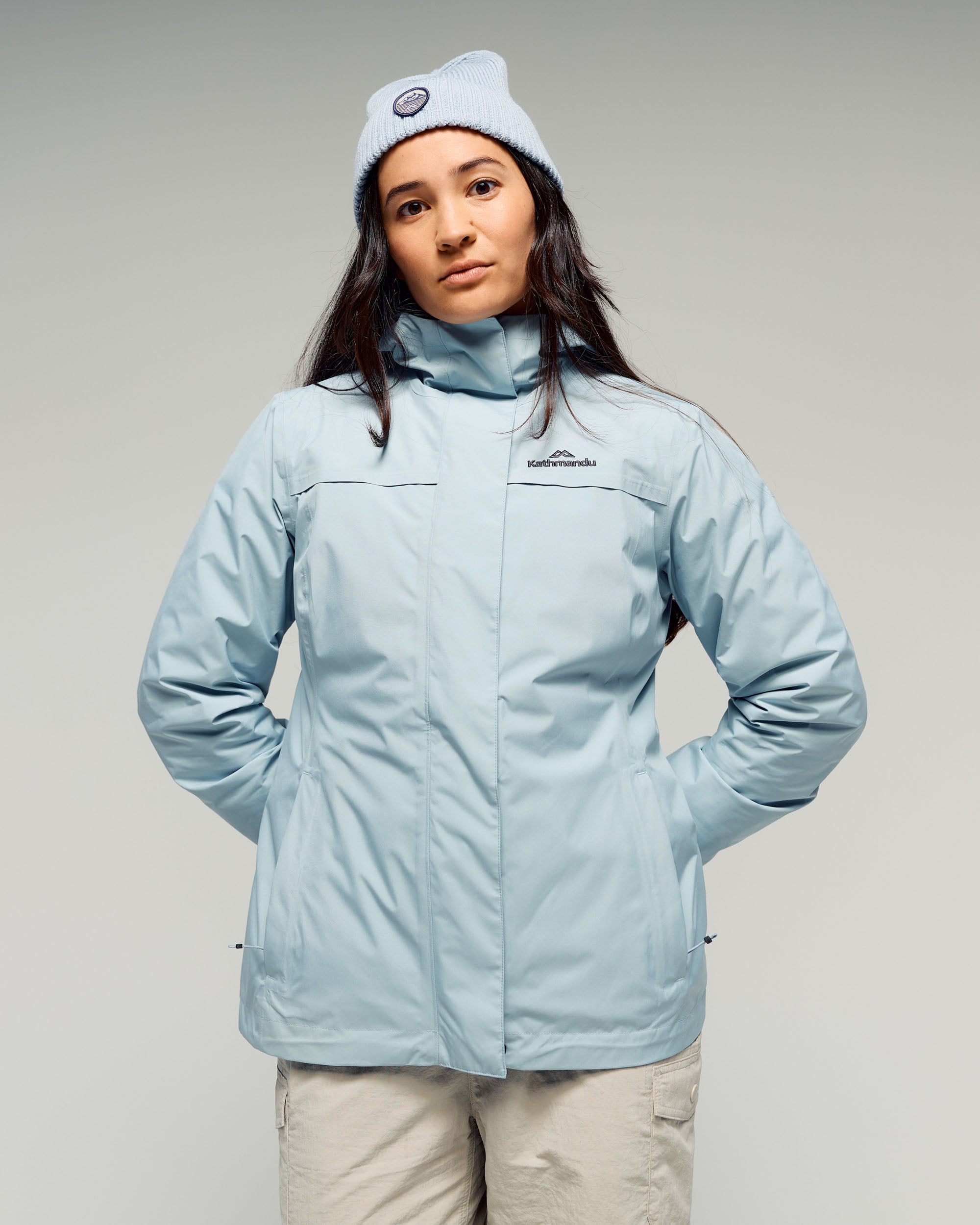 Women's Bealey 2L GORE-TEX Rain Jacket v3 - Tech Blue – Kathmandu AU
