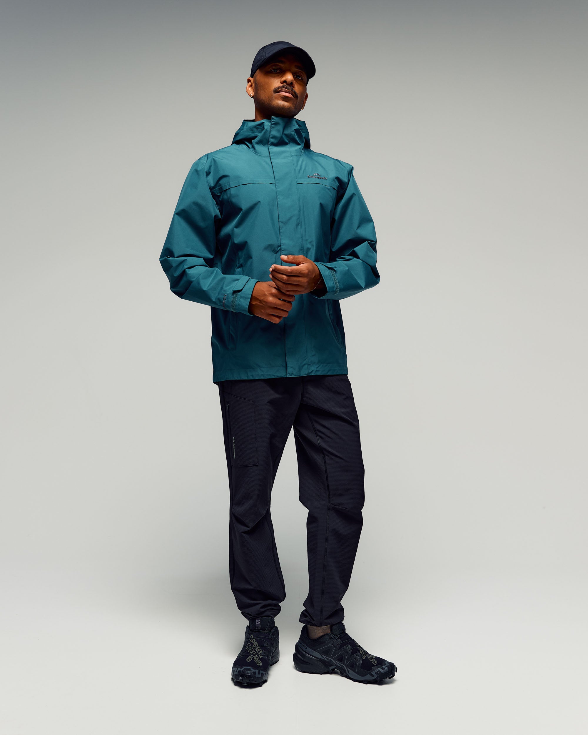 Men's Bealey 2L GORE-TEX Rain Jacket v3 - Ocean – Kathmandu AU