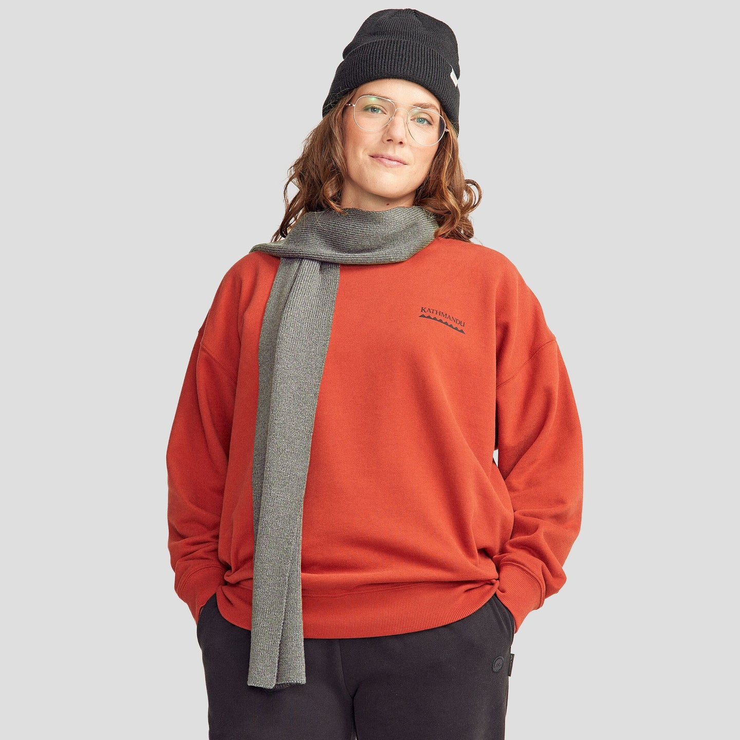 Fyfe Scarf - Mid Grey Marle – Kathmandu AU