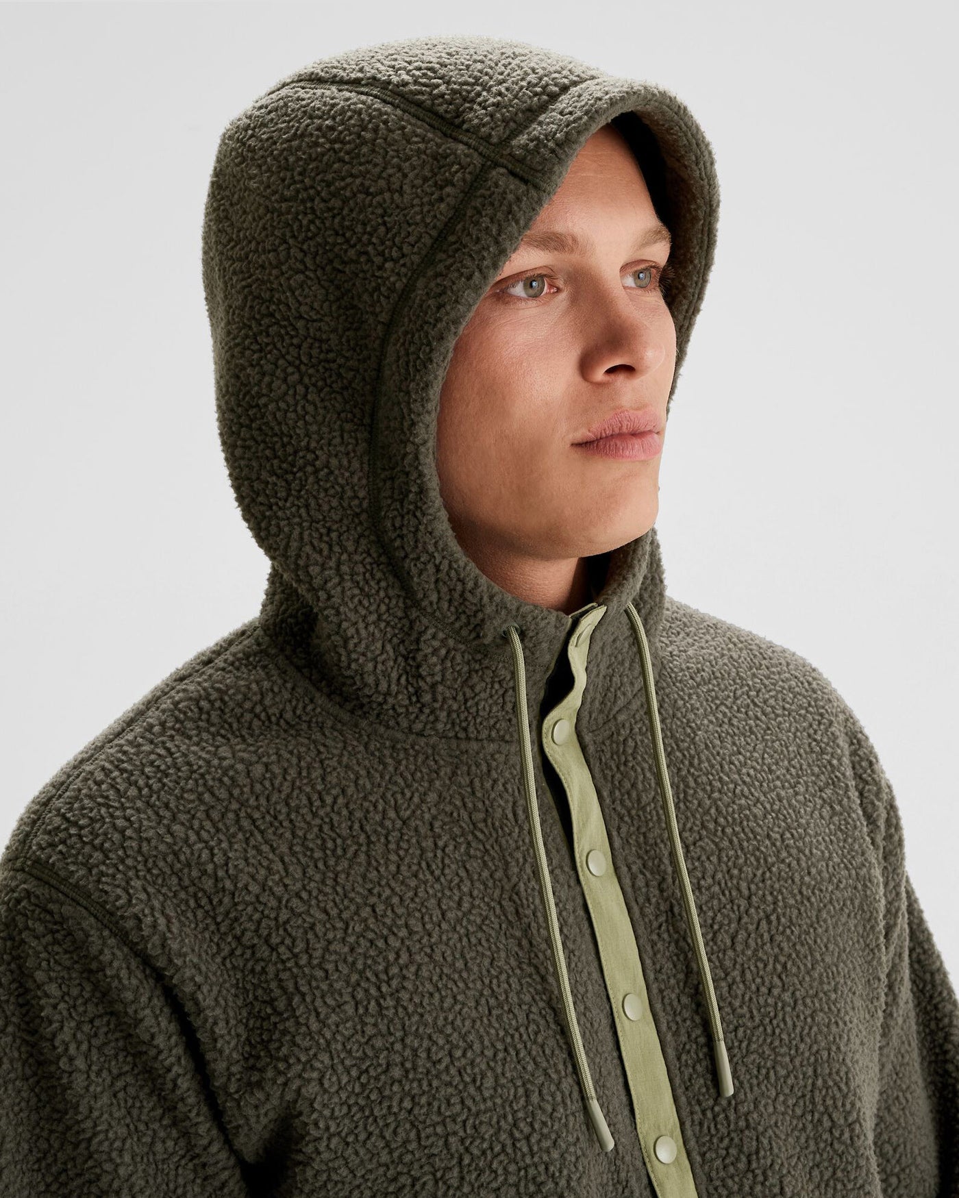 Men's Co-Z High Pile Hooded Pullover - Dark Moss – Kathmandu AU