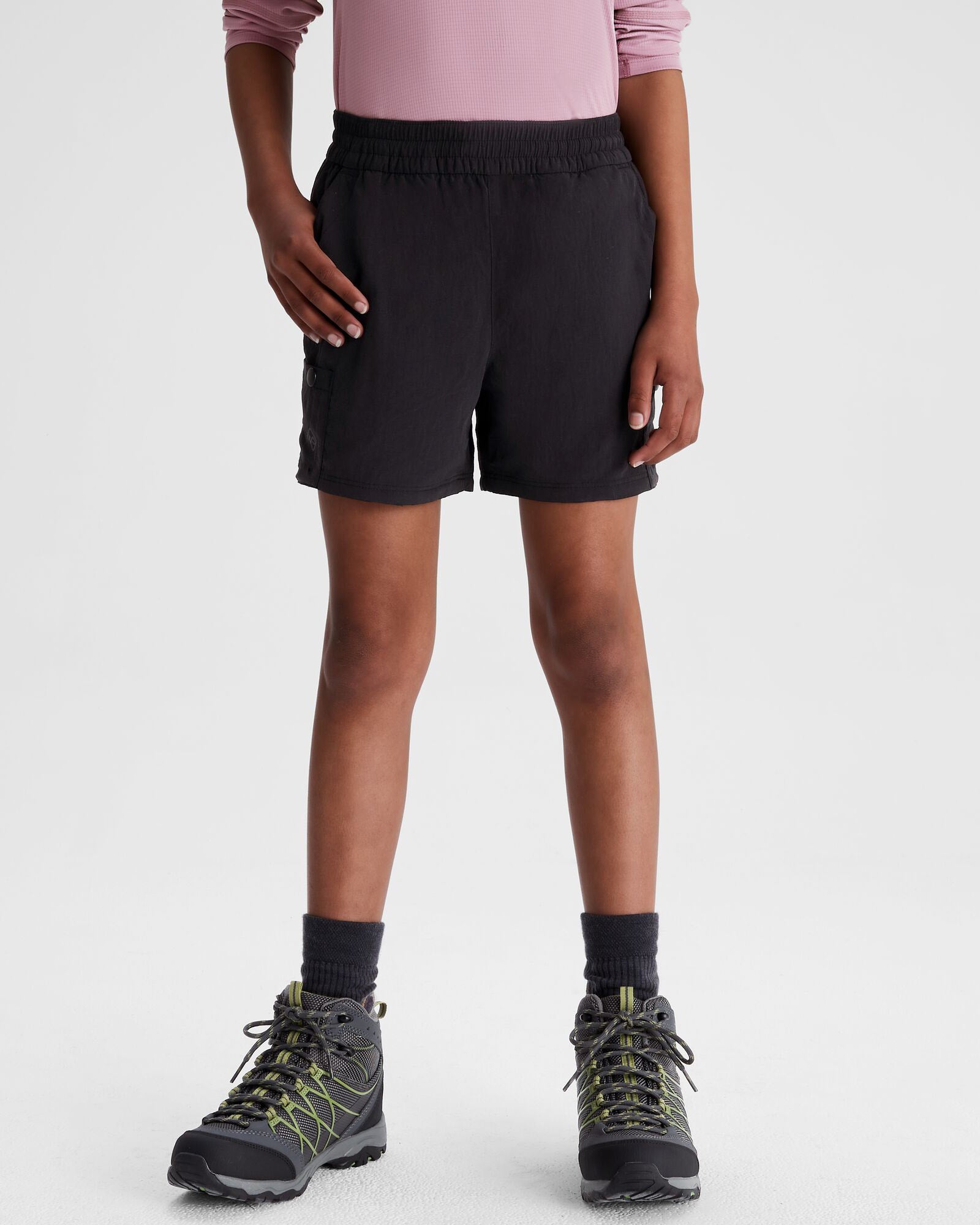 Girls' EVRY-Day Cargo Shorts - Black – Kathmandu AU