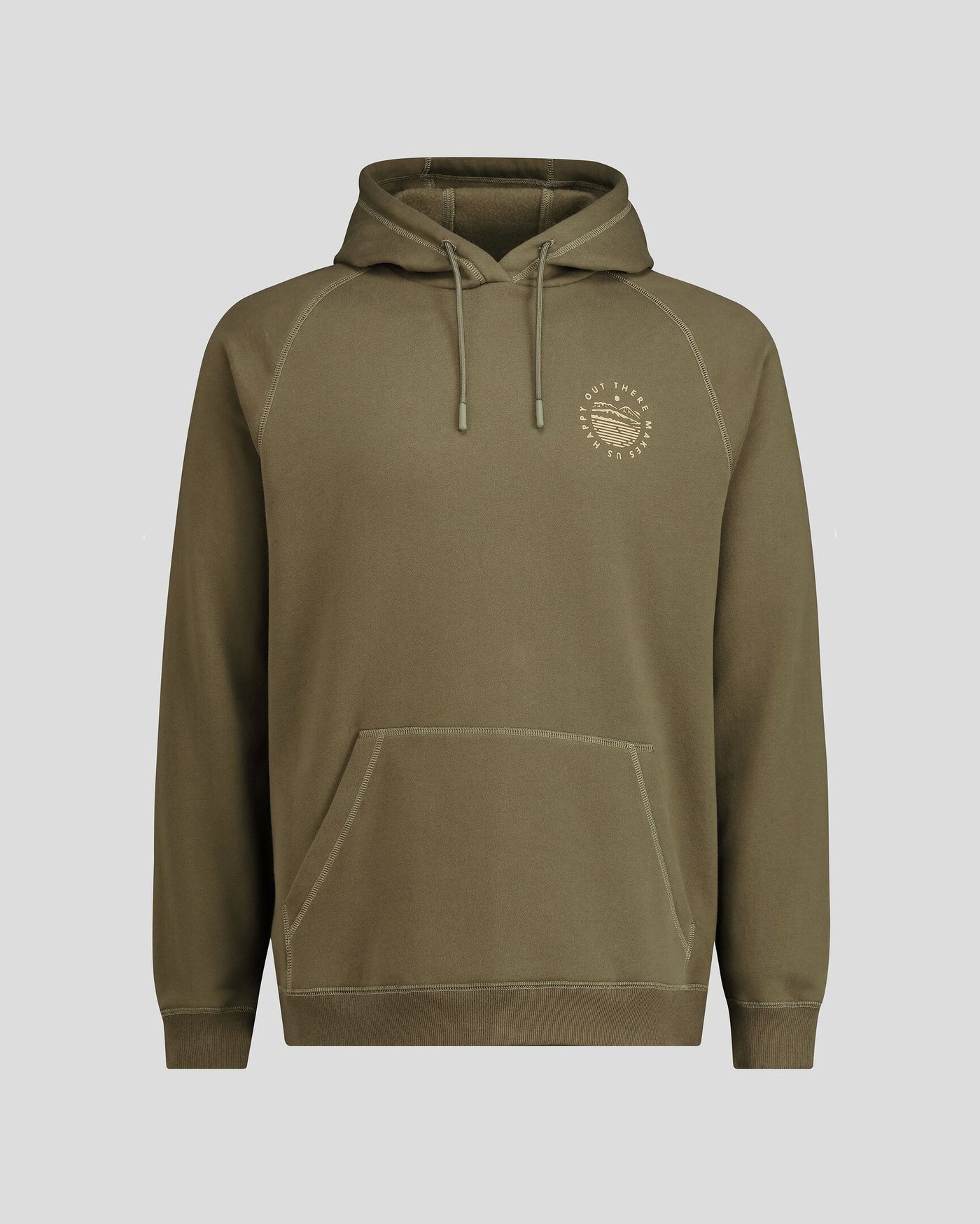 Men's OT Logo LT BB Hoodie - Light Moss – Kathmandu AU