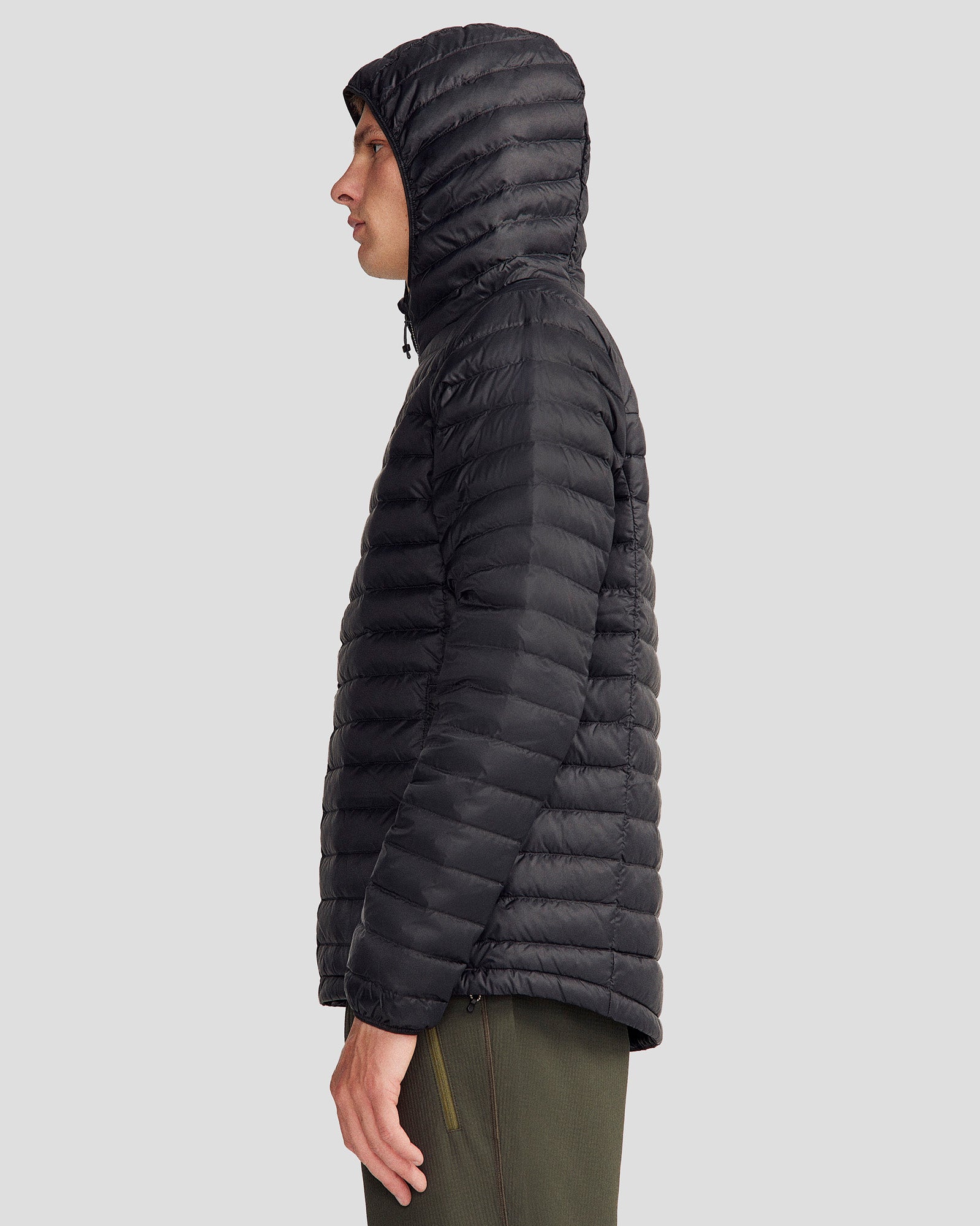 Men's Heli Down Hooded Jacket 3.0 - Black Stingray – Kathmandu AU