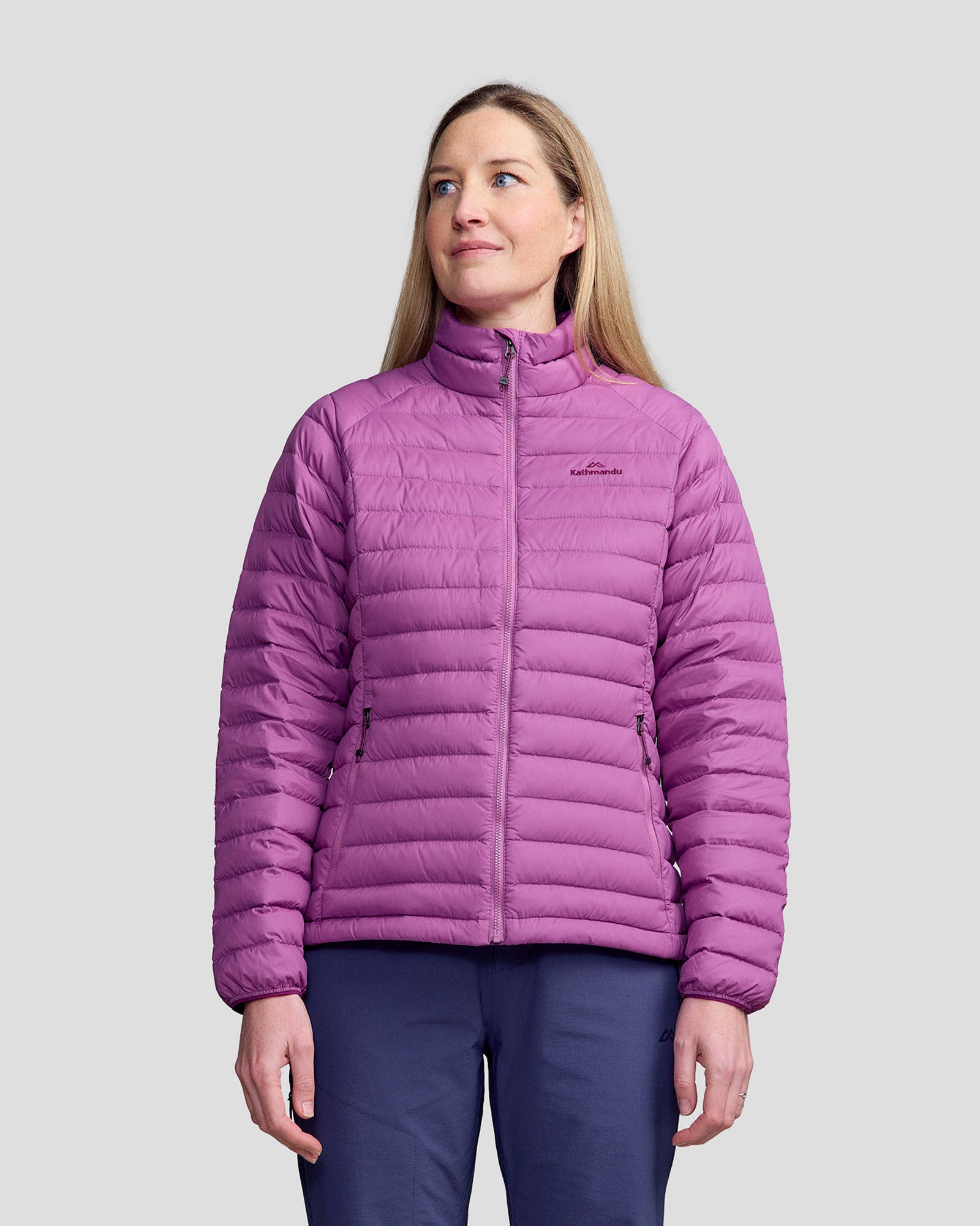 Women's Heli Down Jacket v4 - Washed Berry – Kathmandu AU