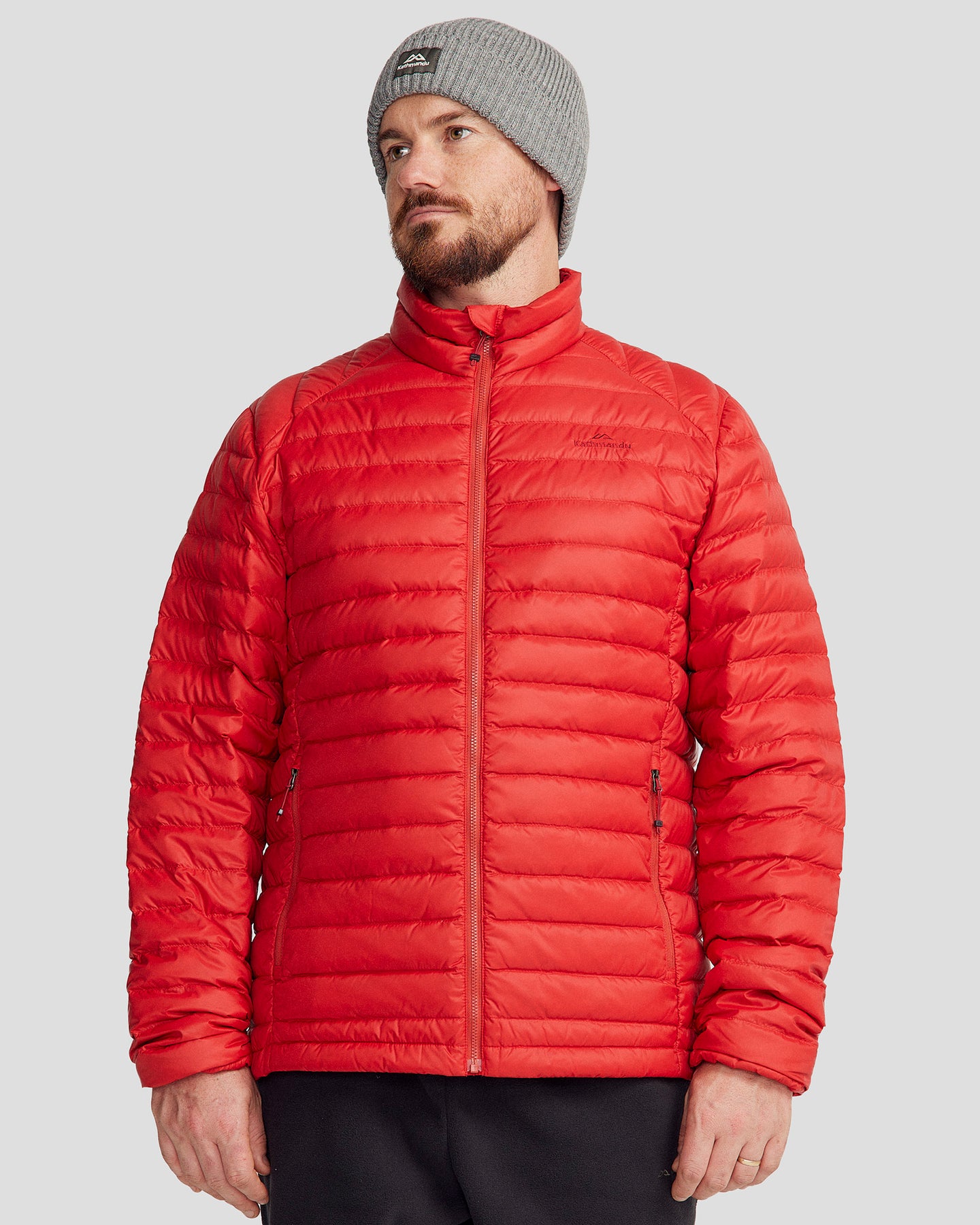 Men's Heli Down Jacket v4 - Spicy Chilli Pepper – Kathmandu AU