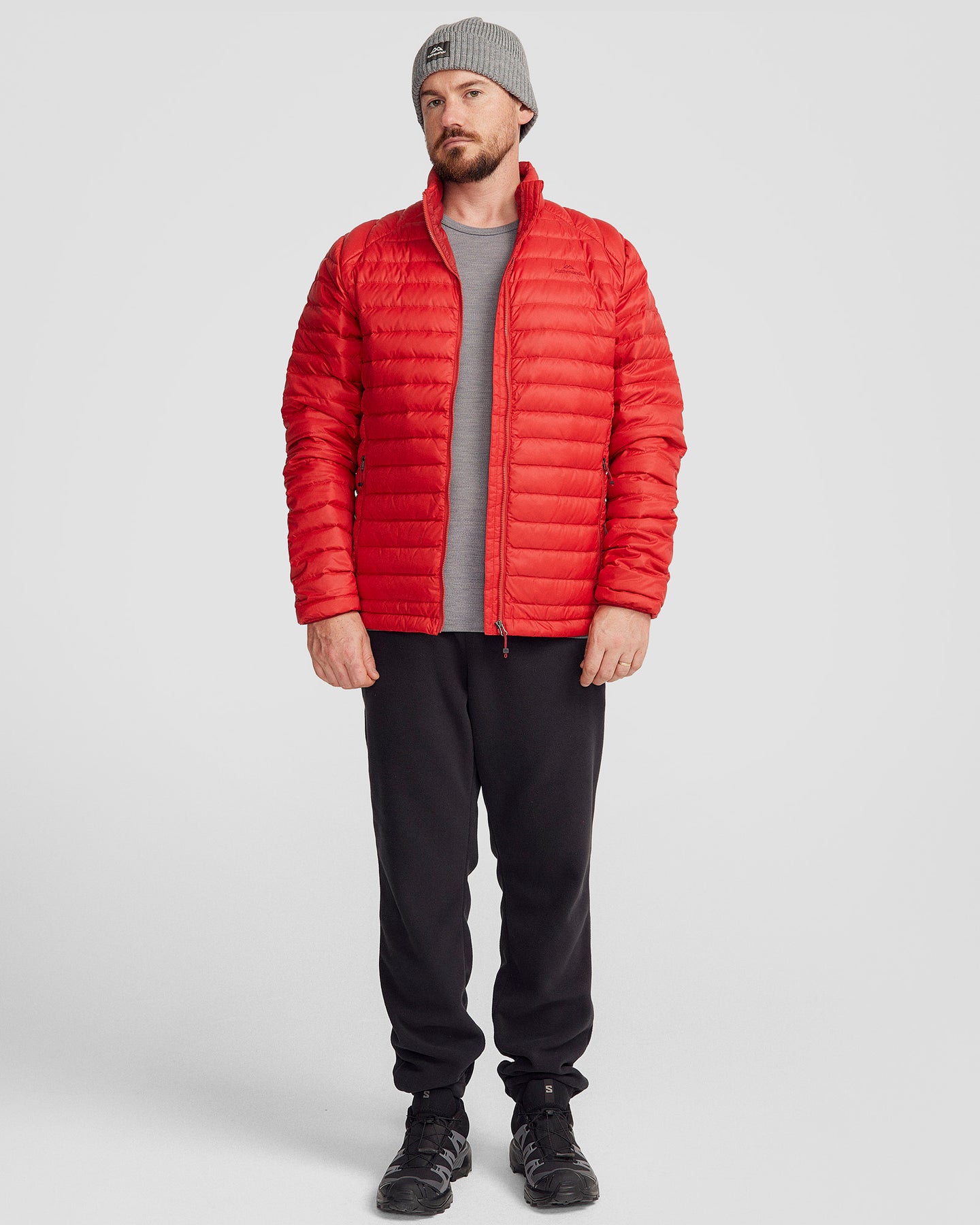 Men's Heli Down Jacket v4 - Spicy Chilli Pepper – Kathmandu AU