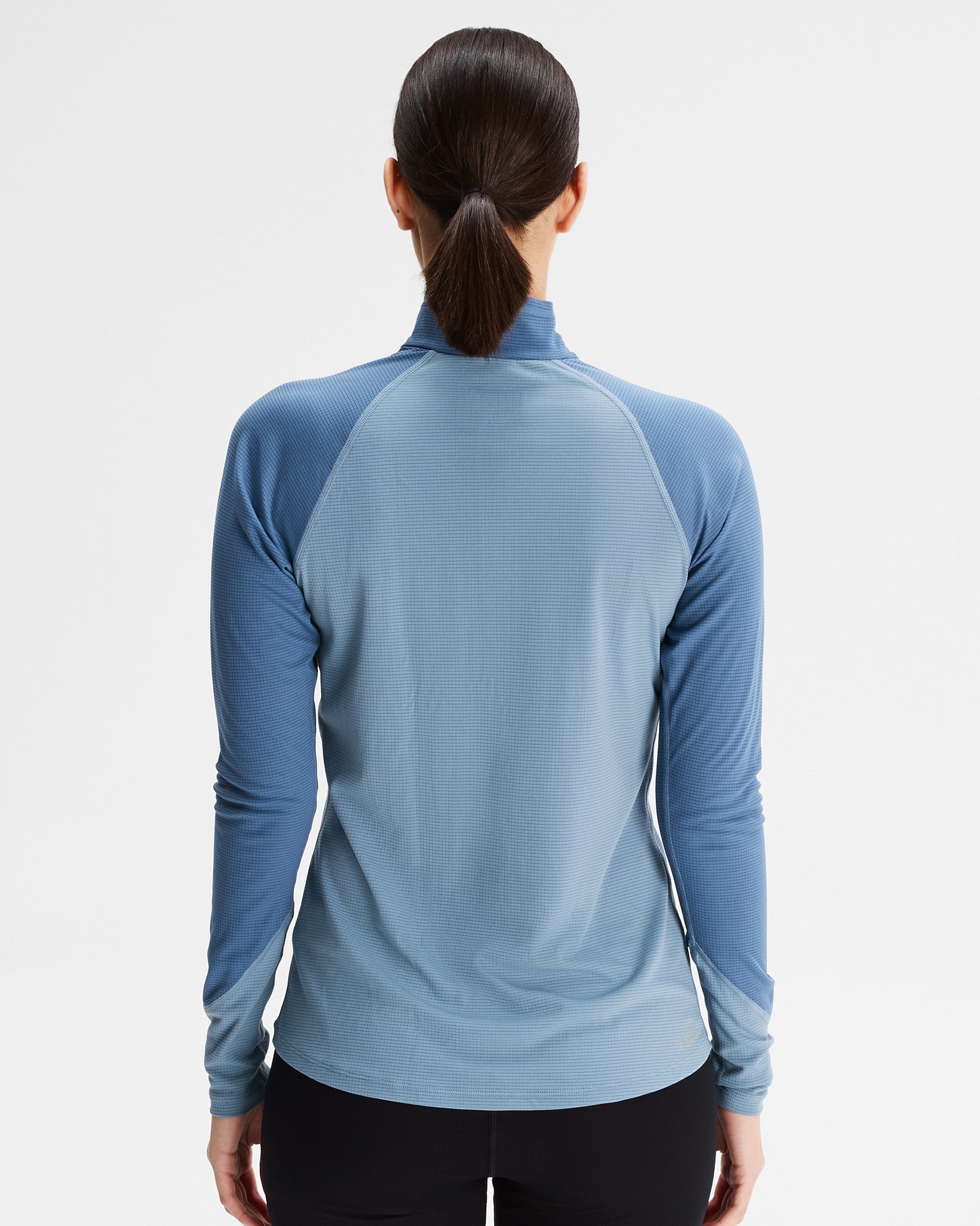 Women's KMDAction Quarter Zip Baselayer Top - Moonlight/Bluehaze ...