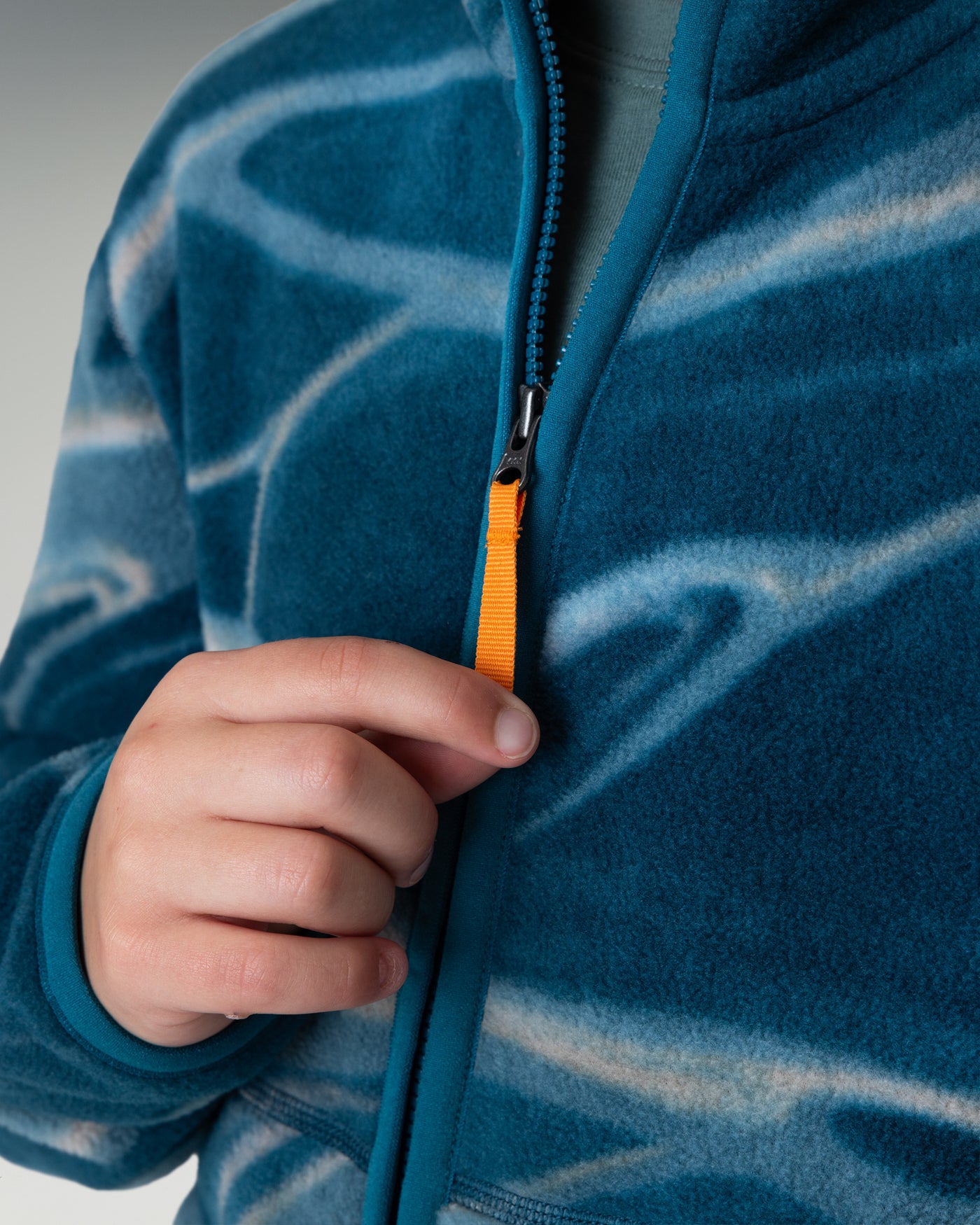 Kids' Trailhead Fleece Jacket - Lagoon Braided River – Kathmandu AU