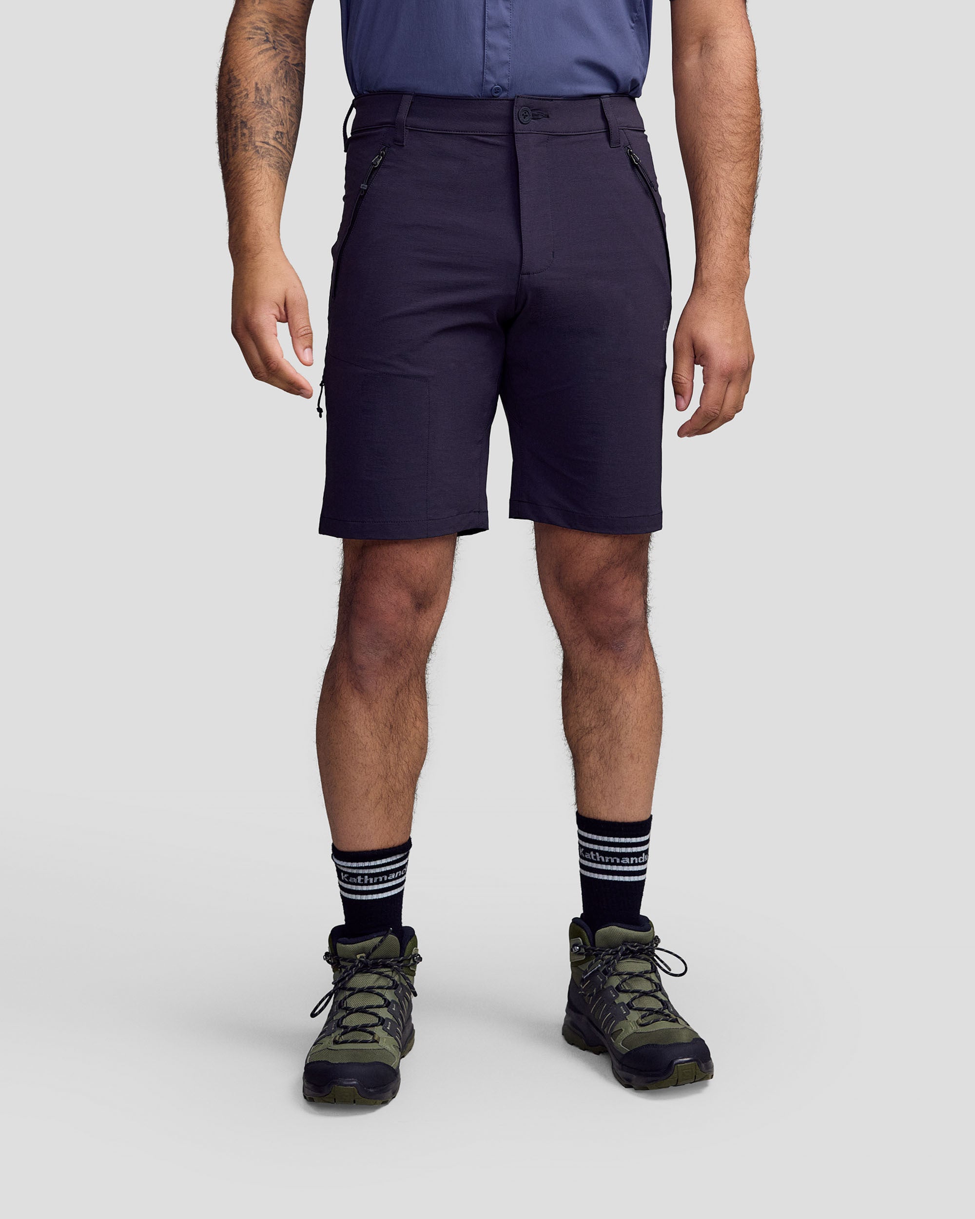 Men’s Ridge 10” Shorts - Black Stingray – Kathmandu AU