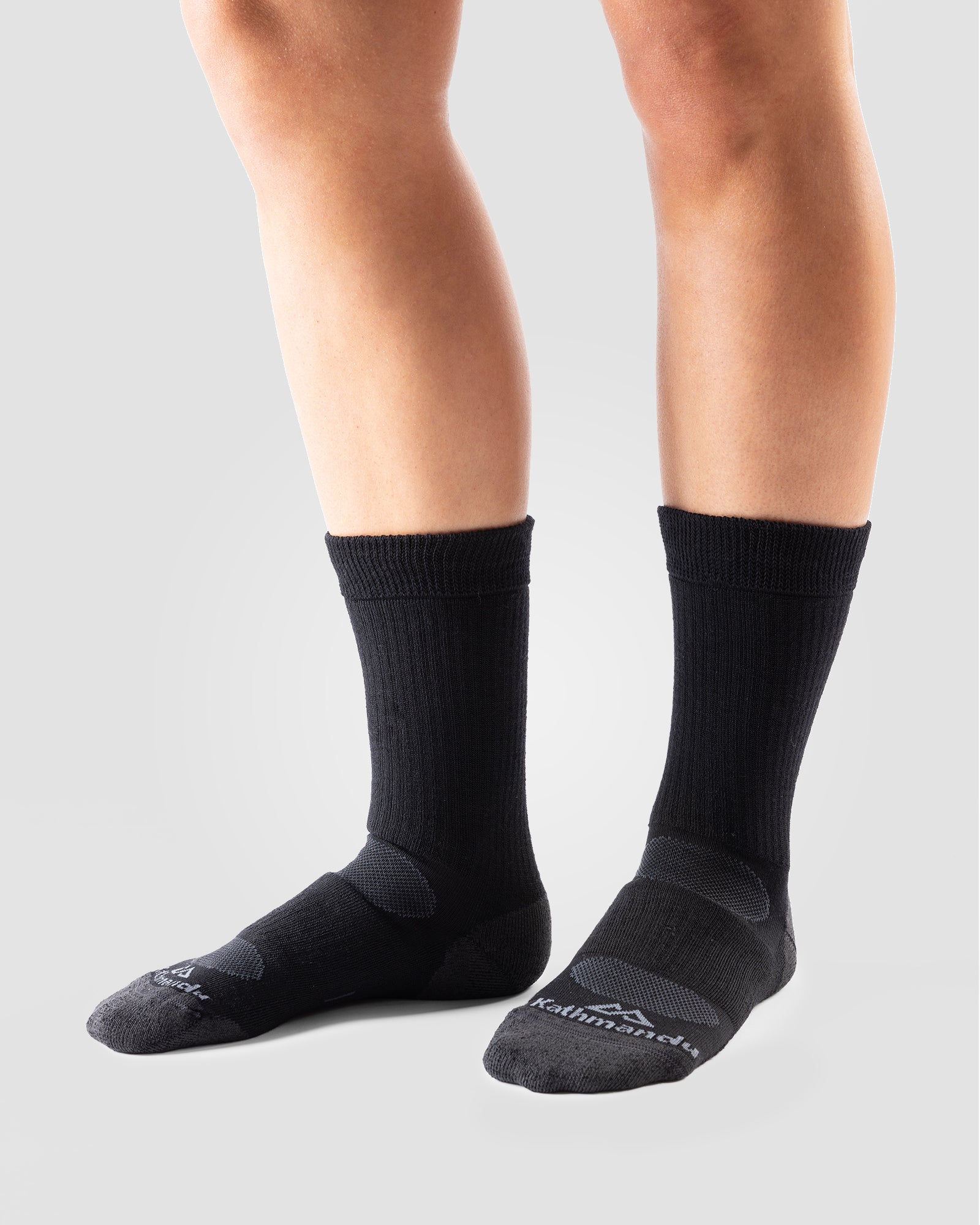 Ridge Wool Blend Mid Calf Sock - Black Stingray – Kathmandu AU