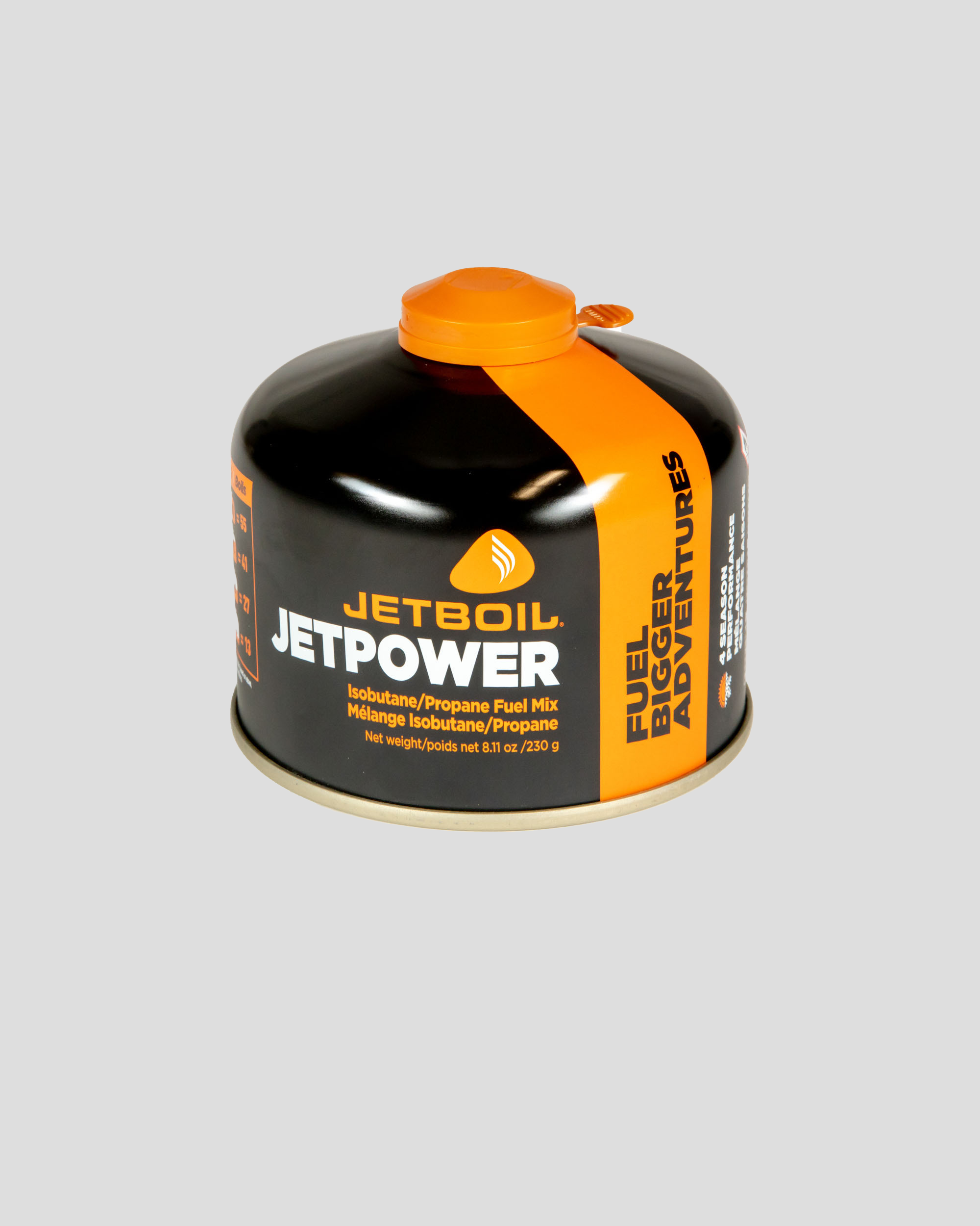 Jetboil Jetpower Fuel 230g - Black/Orange – Kathmandu AU